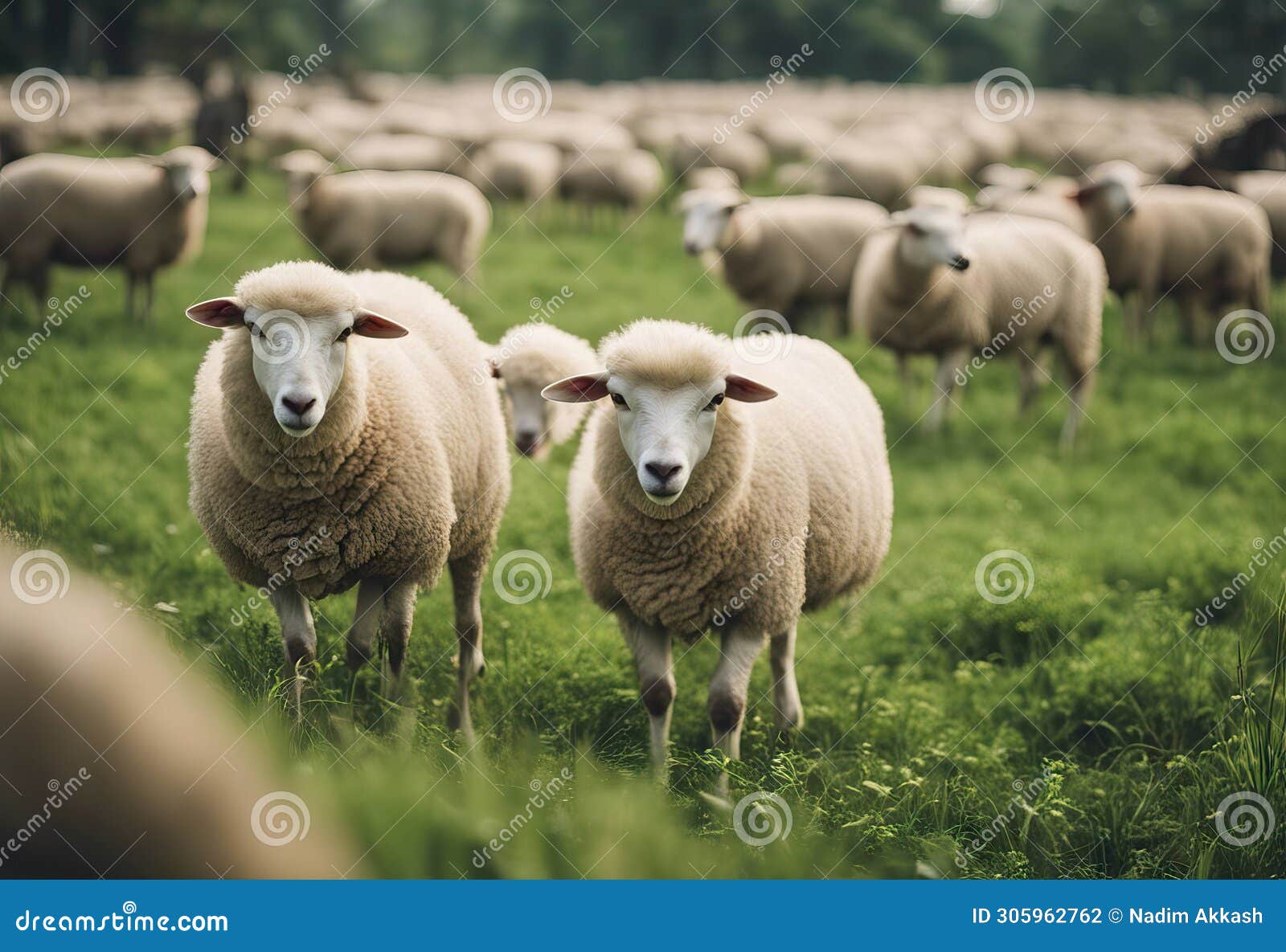 Sheep (kambing Qurban) For The Preparation Of Sacrifices For Eid Al ...