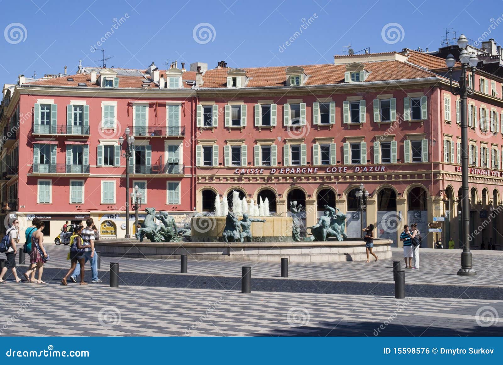Central Square in Nice, France Editorial Photo - Image of central ...