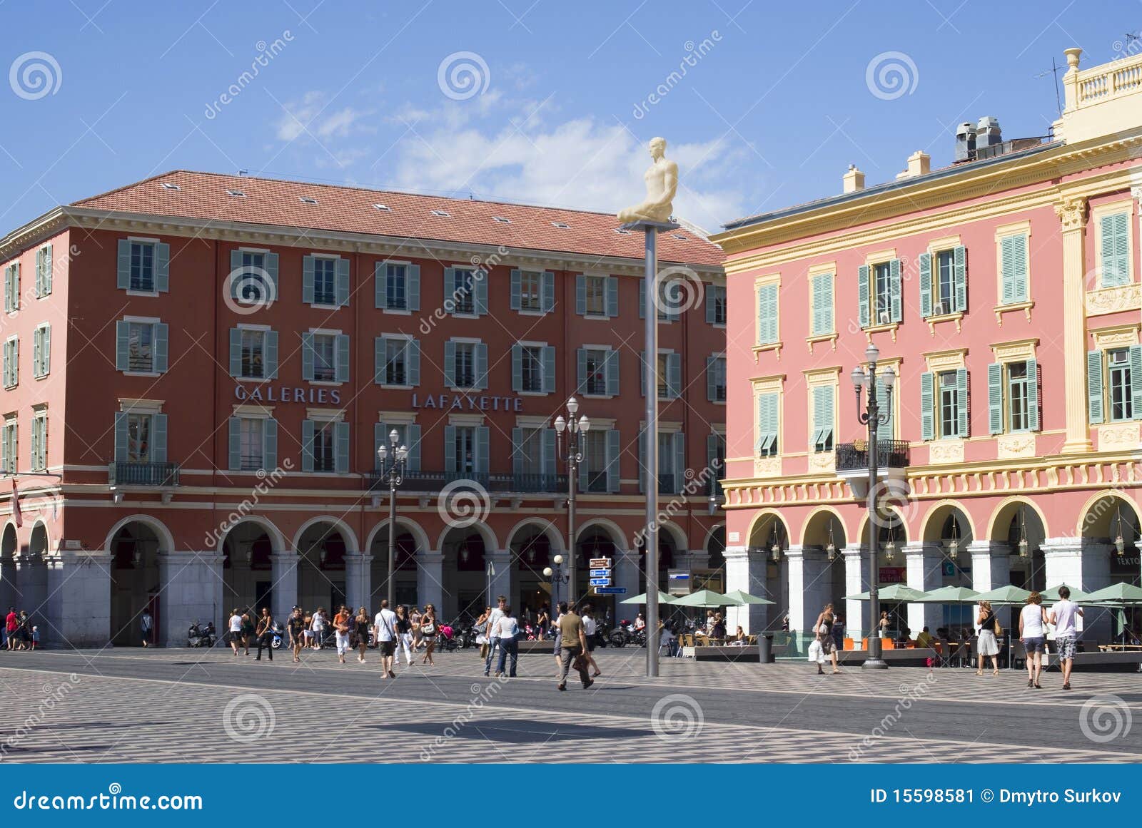 Central Square in Nice, France Editorial Photo - Image of massena ...