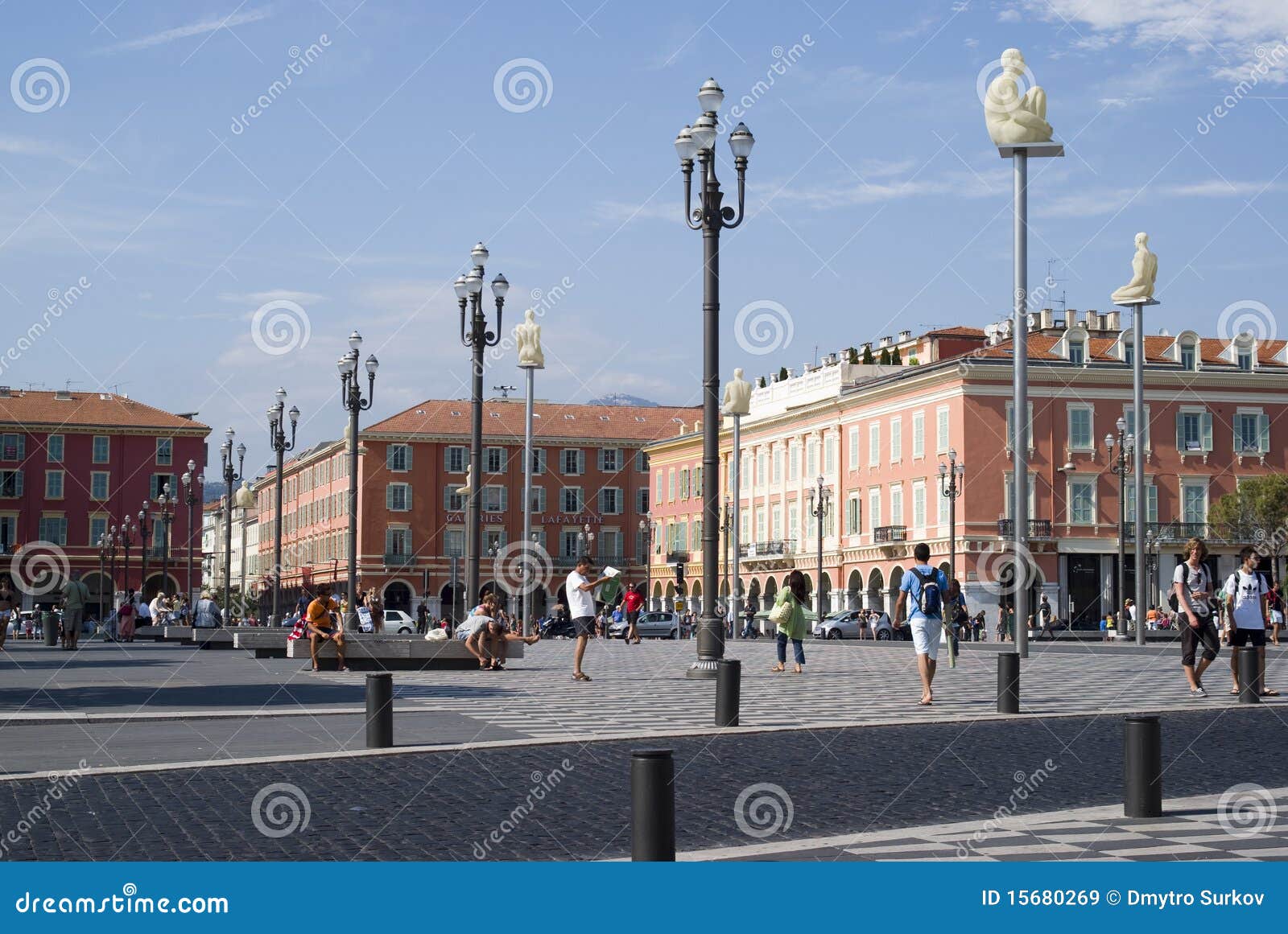 Central Square in Nice, France Editorial Stock Image - Image of ...