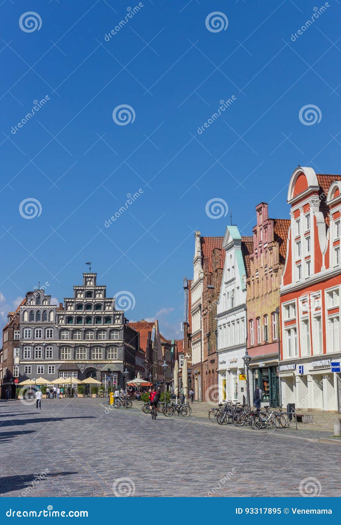 Central Square am Sande in Luneburg Editorial Image - Image of sande ...