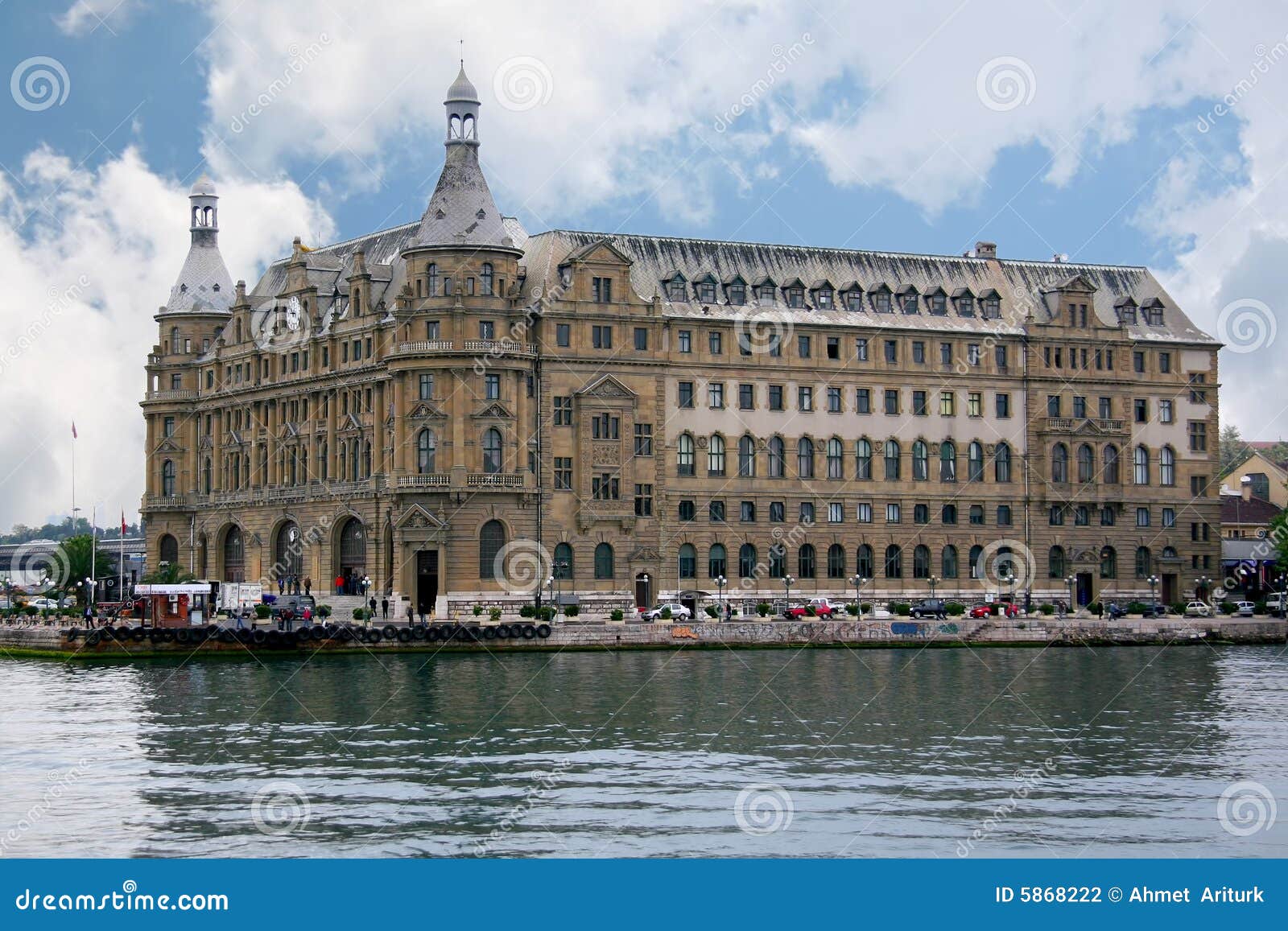 Central station building stock photo. Image of clouds - 5868222