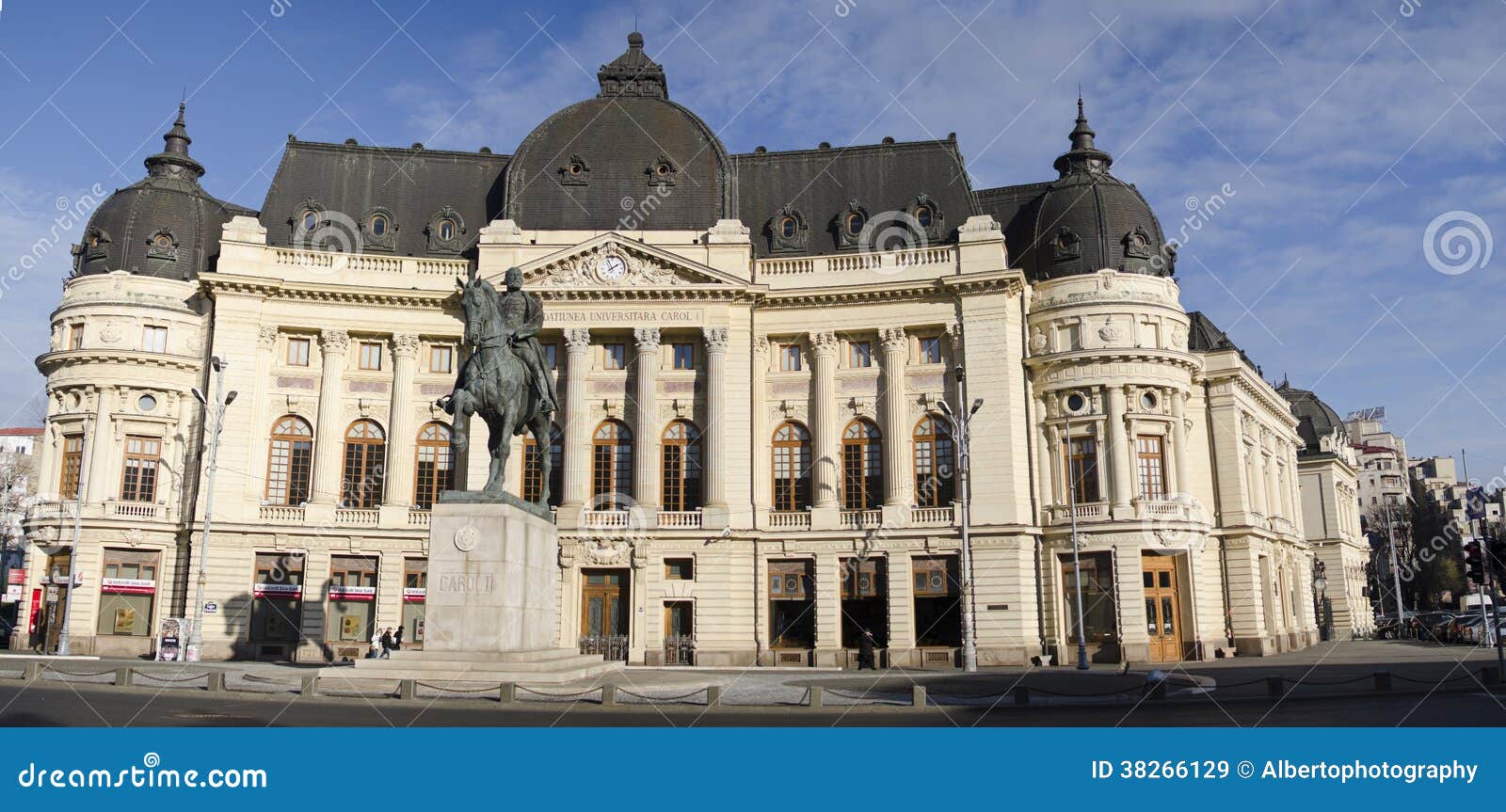 Central University Library of Bucharest Editorial Stock Image - Image ...