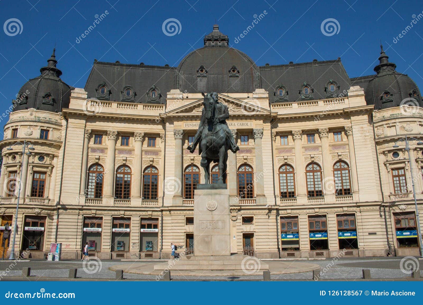 The Central University Library of Bucharest Editorial Photography ...