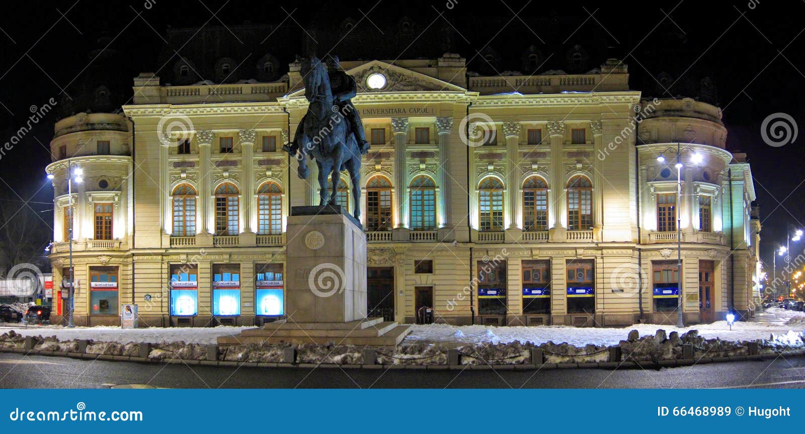 Central University Library, Bucharest, Romania Editorial Stock Image ...