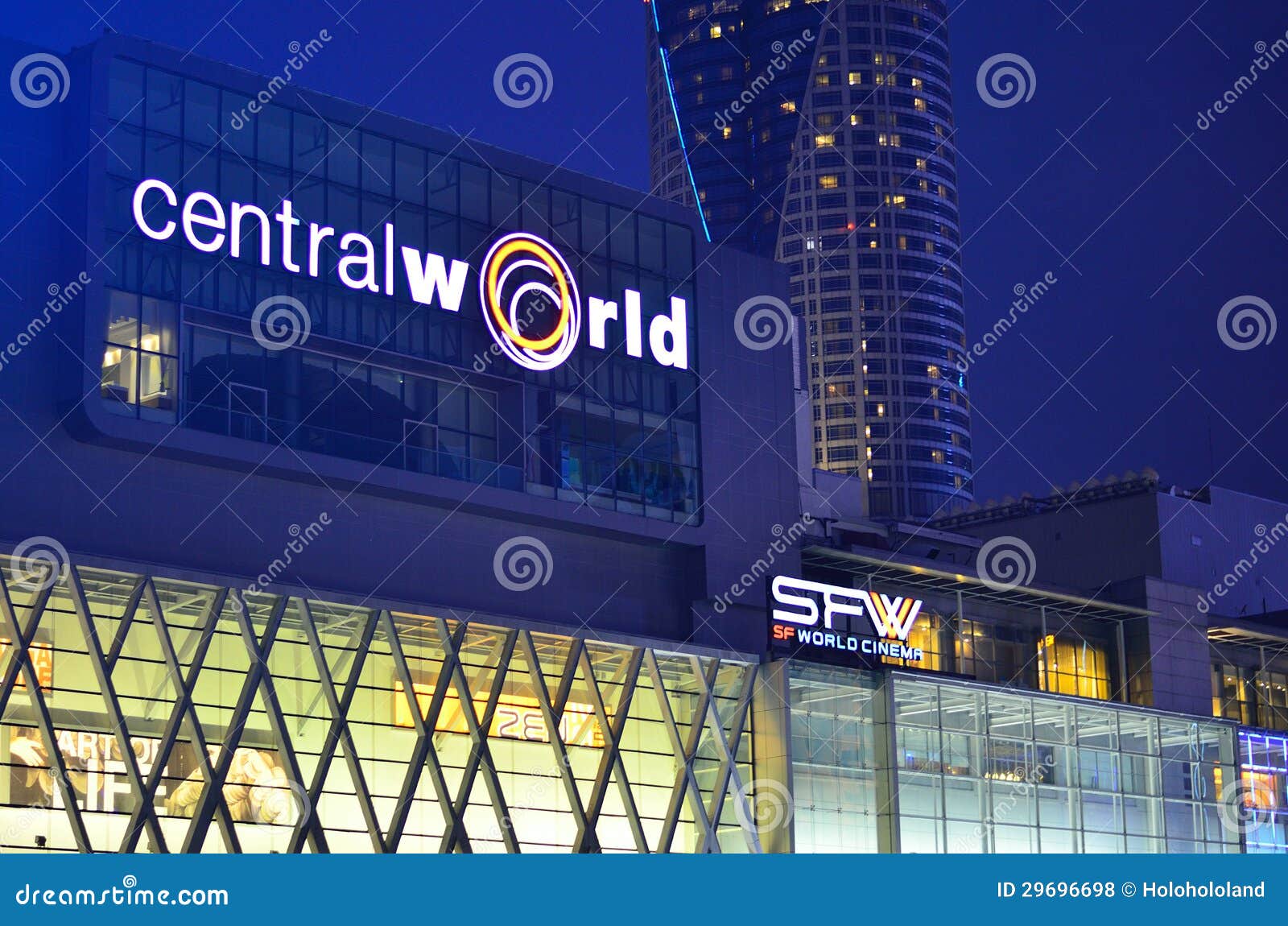 Central world editorial stock photo. Image of store, thailand - 29696698