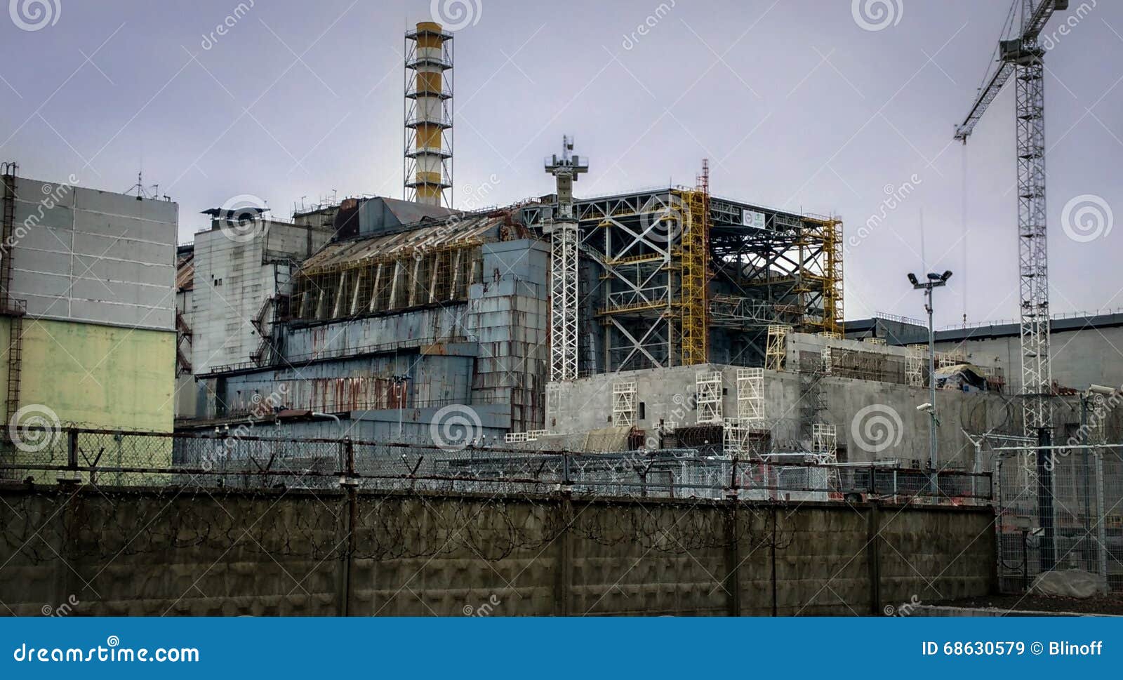 Centrale Nucleare Del Chernobyl Immagine Stock - Immagine di ...