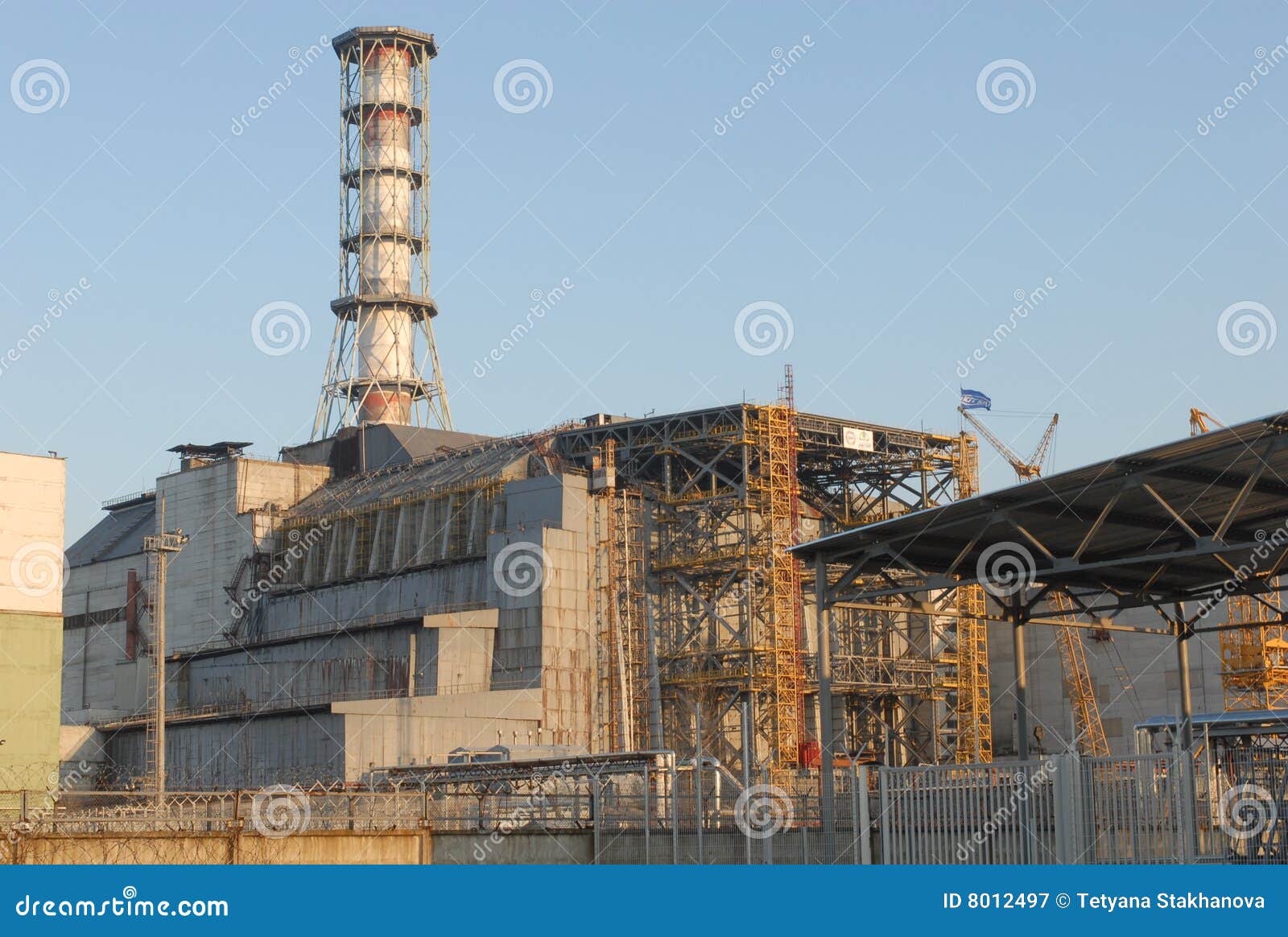 Centrale Nucleare Del Chernobyl Immagine Stock - Immagine di stazione ...