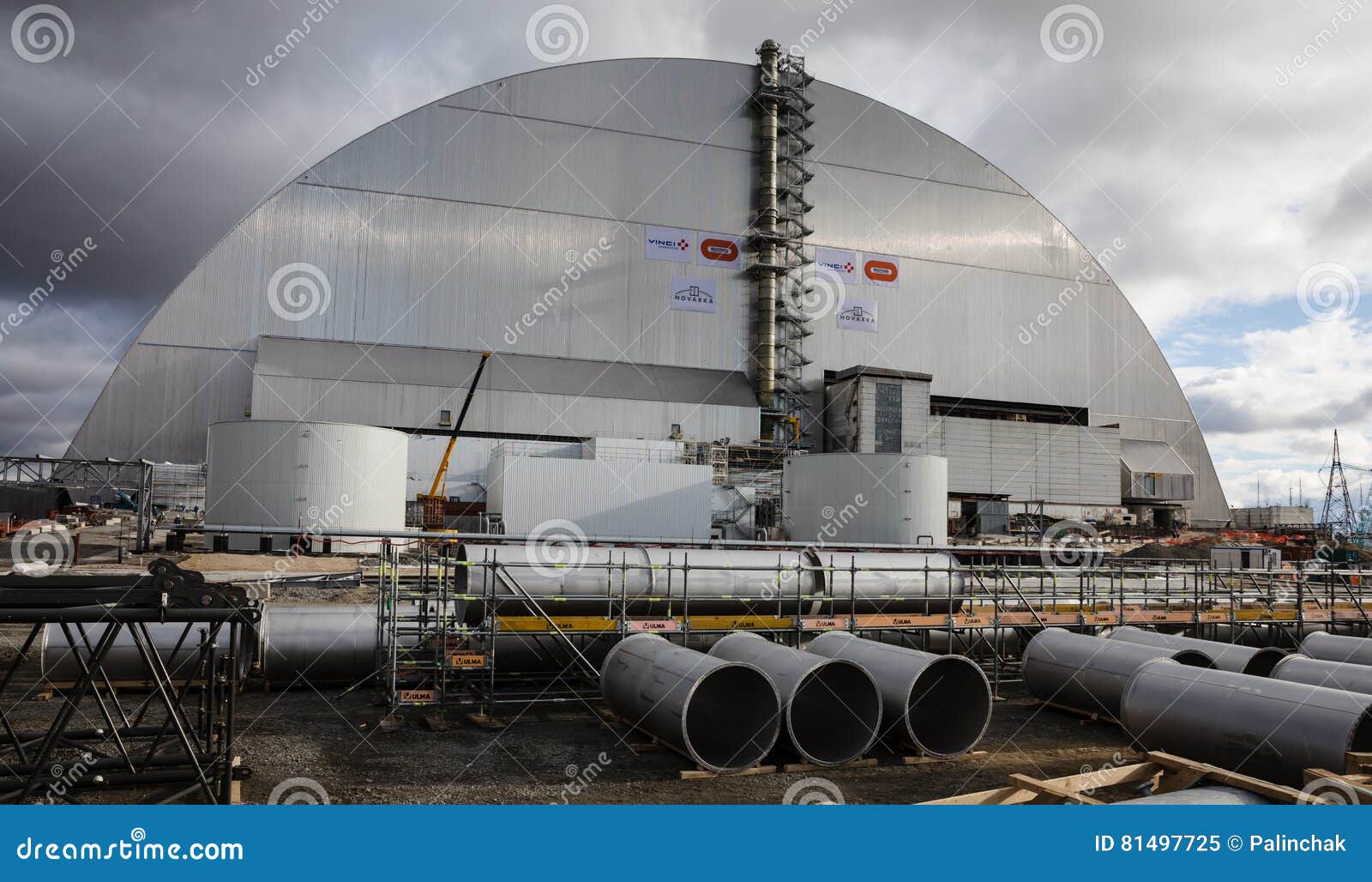 Centrale Nucleare Del Chernobyl Immagine Editoriale - Immagine di ...