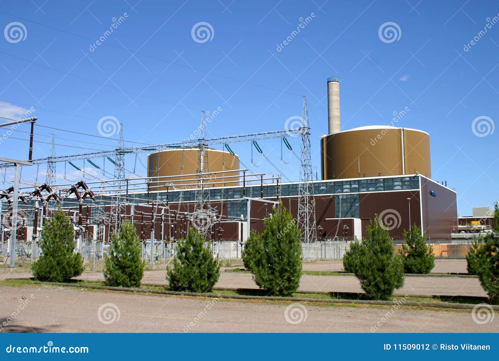 Centrales nuclear foto de archivo. Imagen de aislador - 11509012