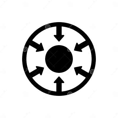 Centralization icon stock vector. Illustration of centralization ...