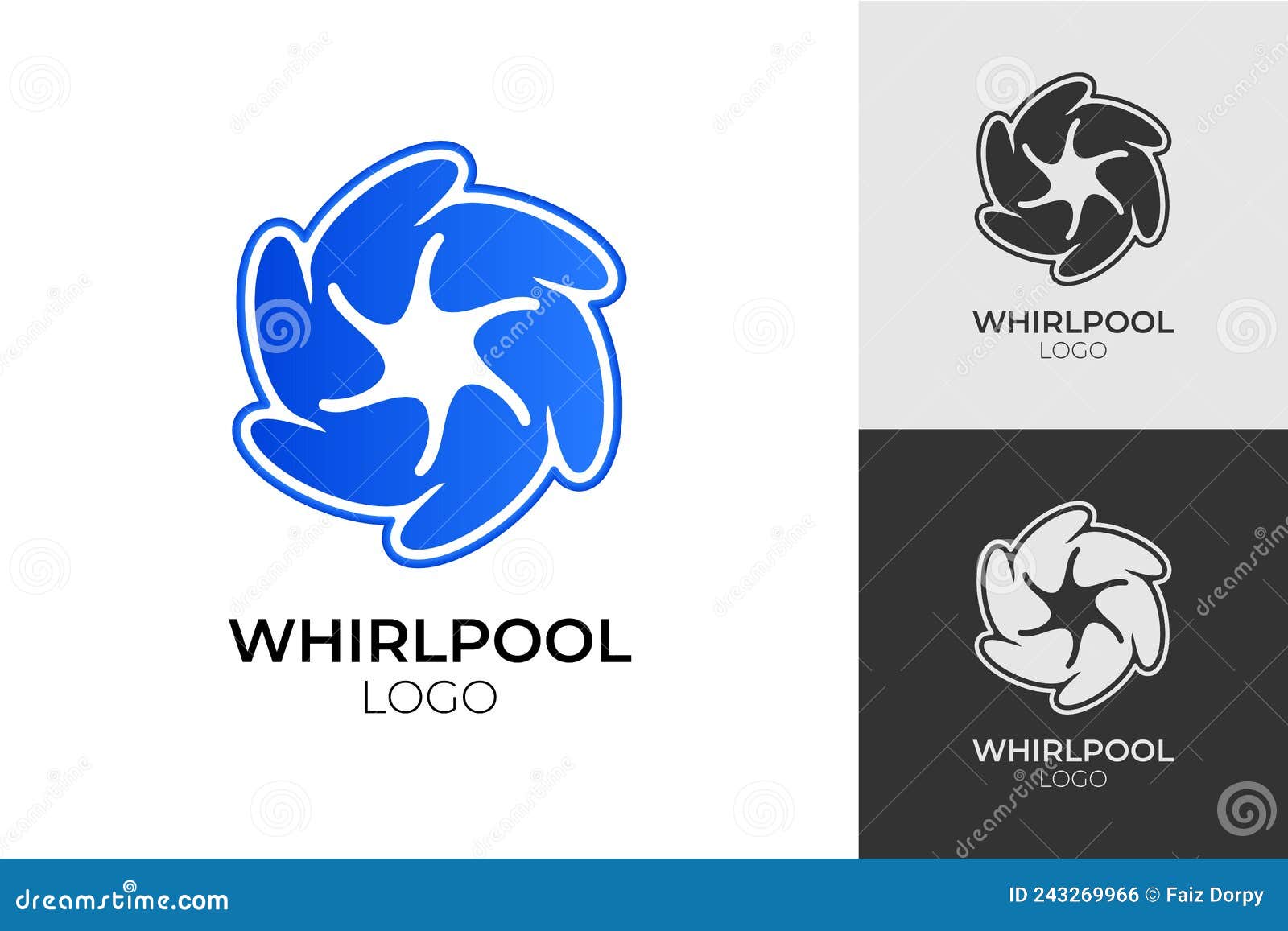 Centralized Logo Design, Whirlpool, Tornado, Circle, Fan Logo Stock ...
