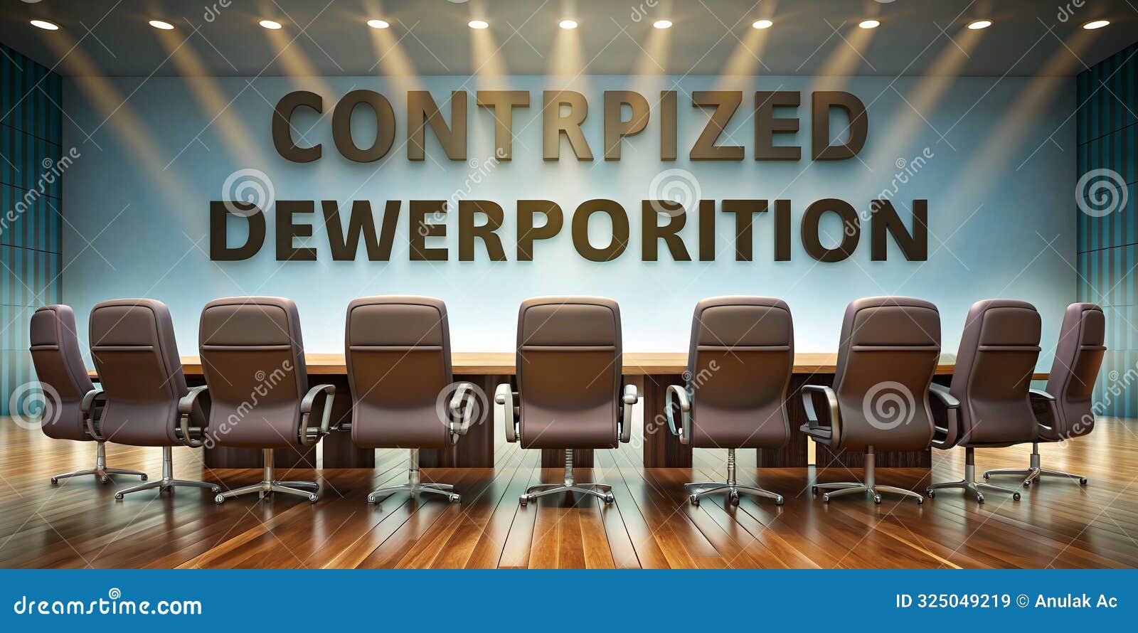 Centralized Power or Corruption Concept AI Generative Stock Image ...