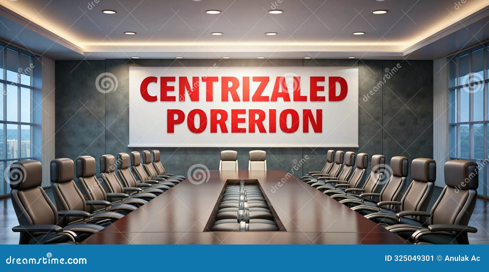 Centralized Power or Corruption Concept AI Generative Stock Image ...