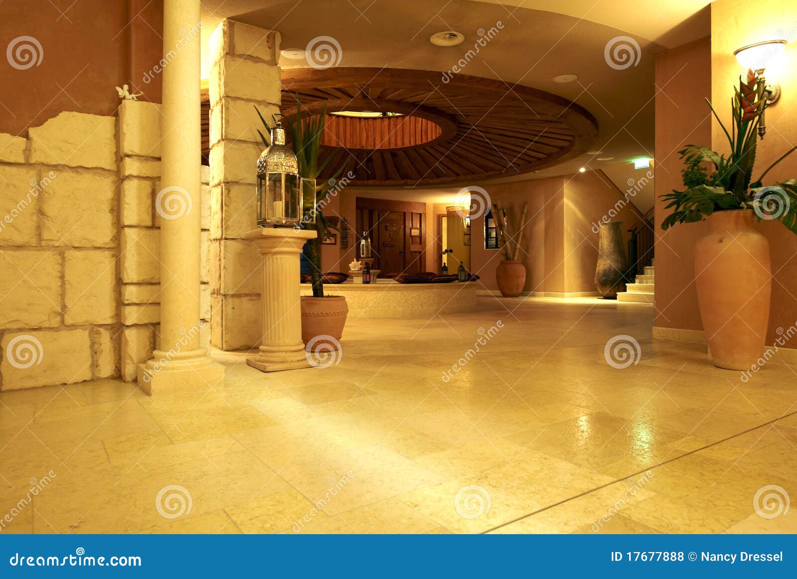 Centre of Beautiful Large Wellness Club Stock Photo - Image of ...