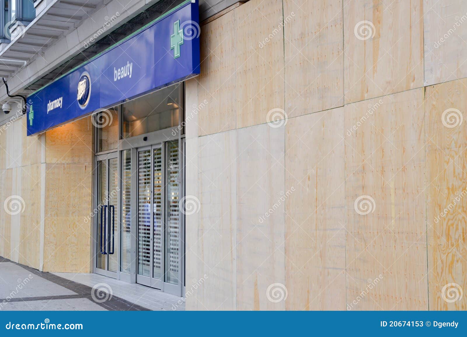 Centre of Birmingham-England Riots 2011-Boots Editorial Stock Photo ...