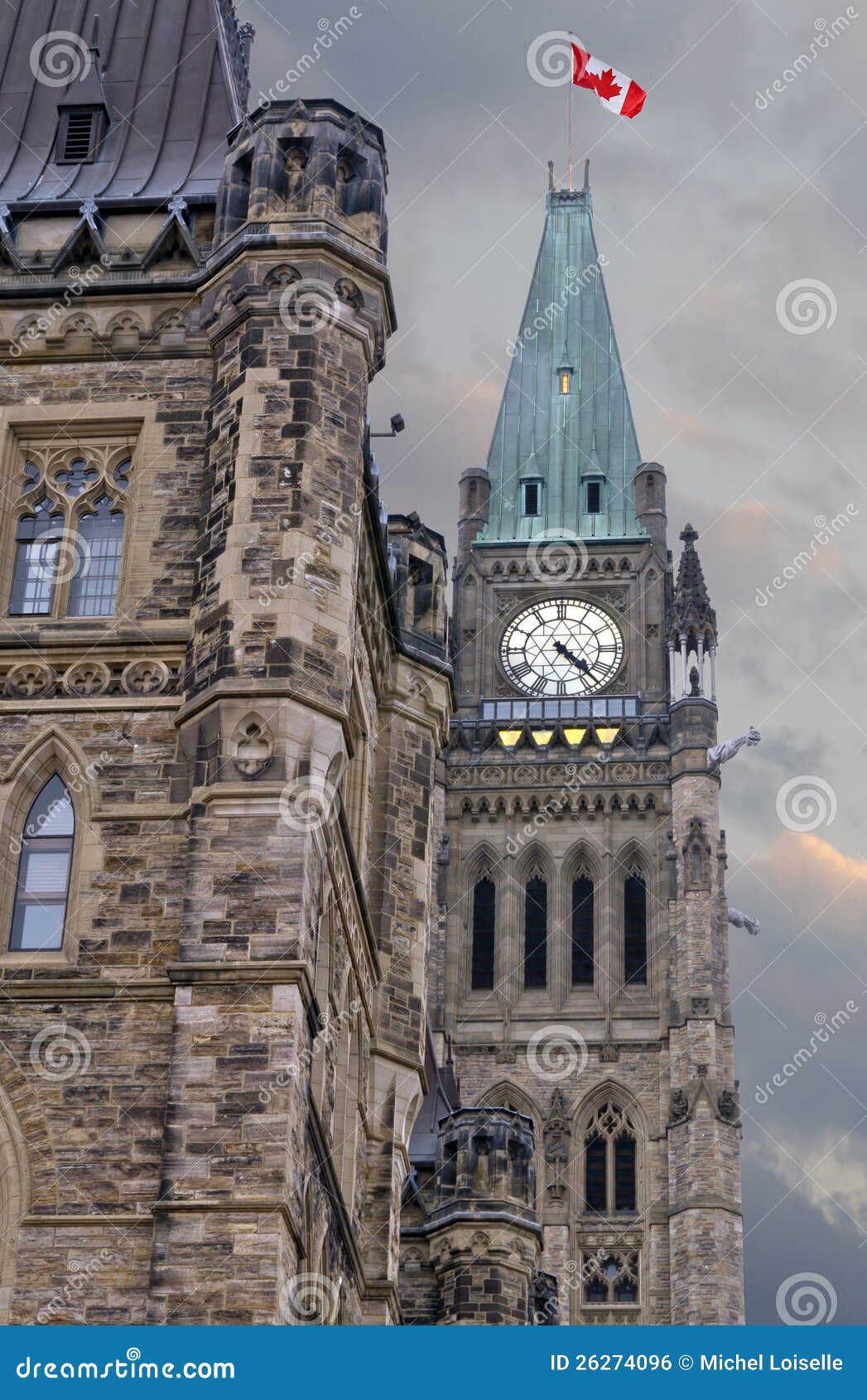 Centre Block Power stock photo. Image of parliament, four - 26274096