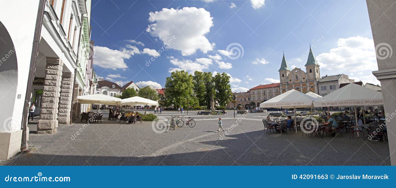 Centre of City Zilina, Slovakia Editorial Stock Photo - Image of city ...