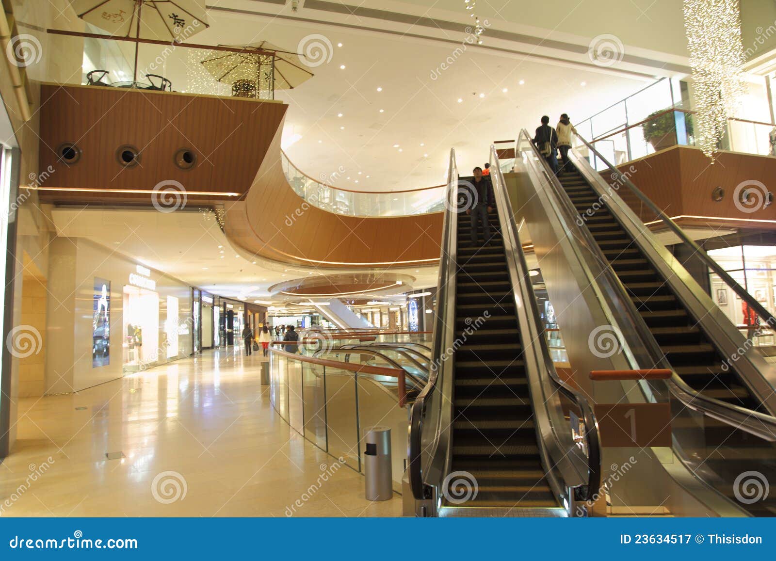 Centre Commercial De Luxe Moderne Photographie éditorial - Image du devise, ouverture: 23634517