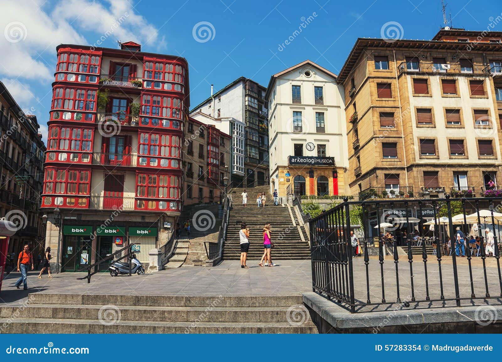 Centre De La Ville De Bilbao, Espagne Image stock éditorial - Image ...