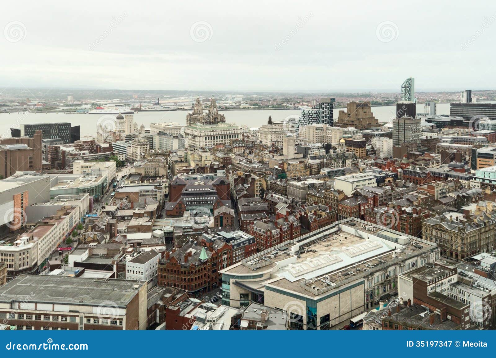 Centre De La Ville De Liverpool Image stock - Image du fleuve, centre ...