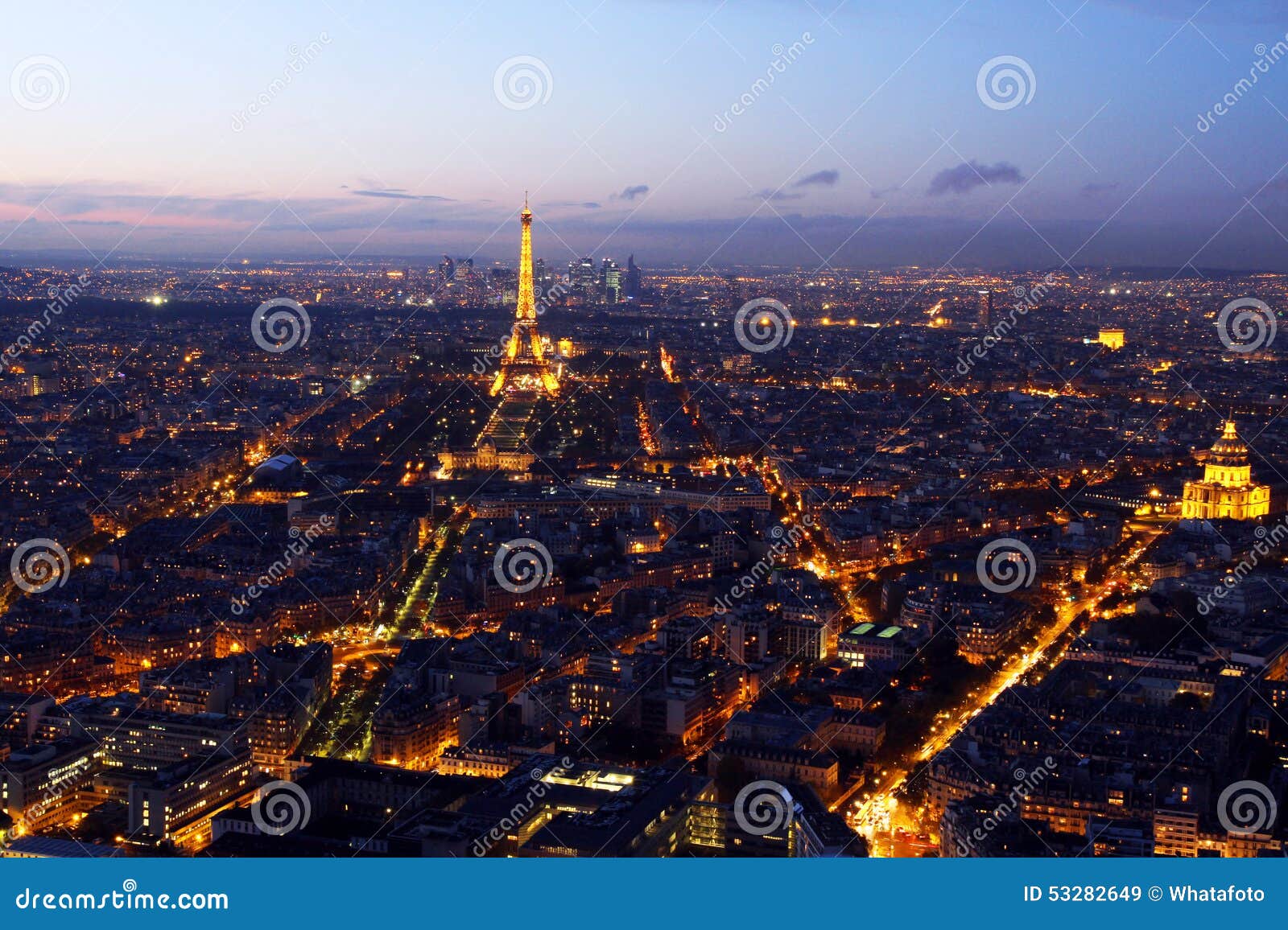 Centre De La Ville De Paris Image stock - Image du centre, idyllique ...