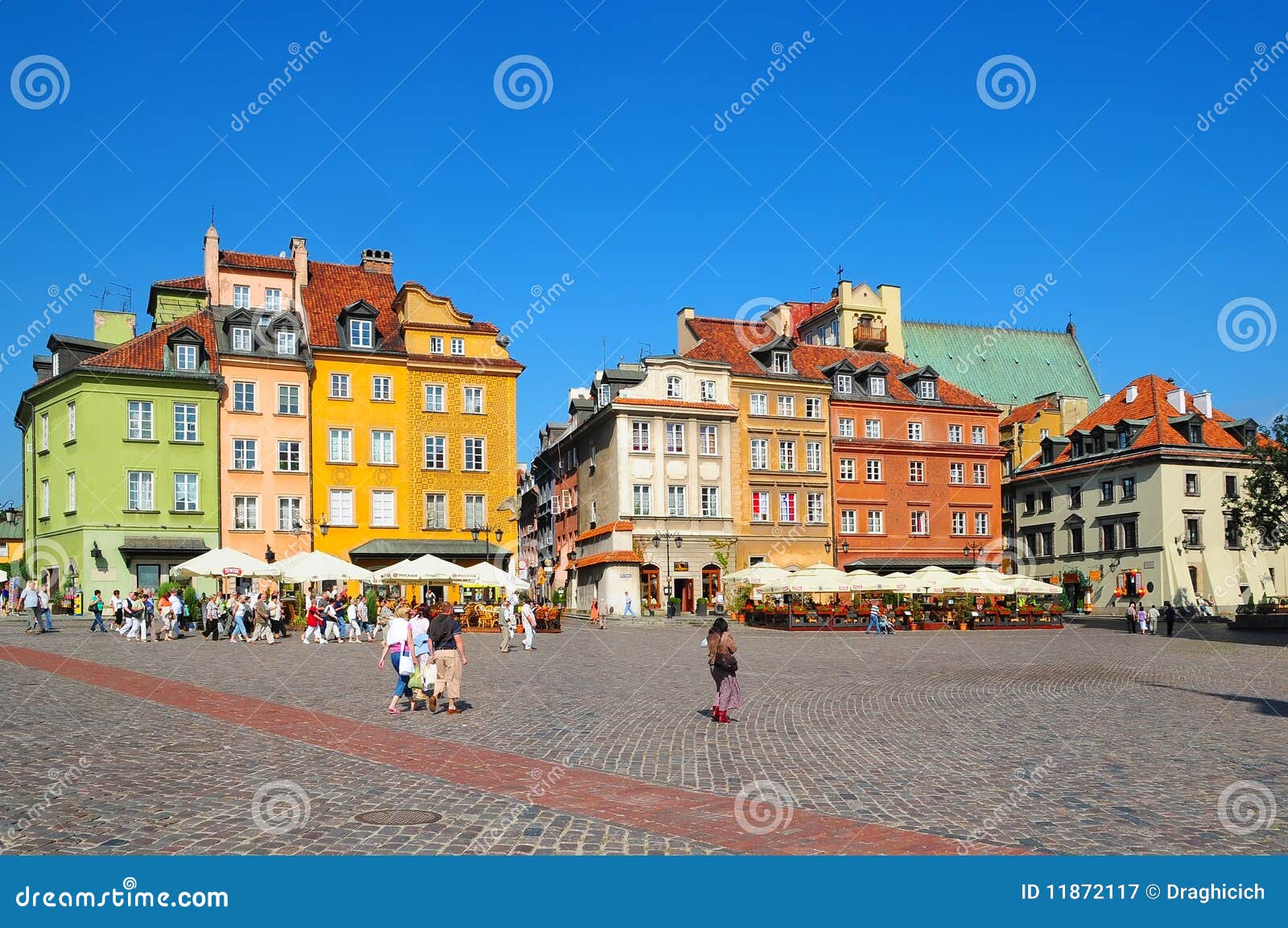 Centre De Varsovie, Pologne Photographie éditorial - Image du capitale ...