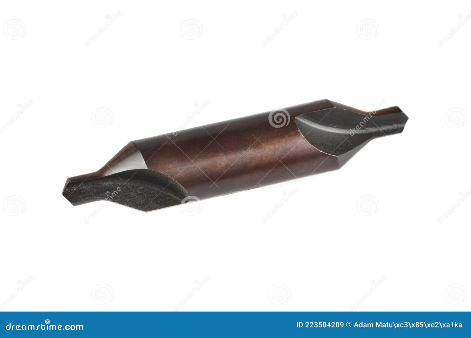 Centre Drill Used To Place A Precise Center Hole On A Workpiece In A ...