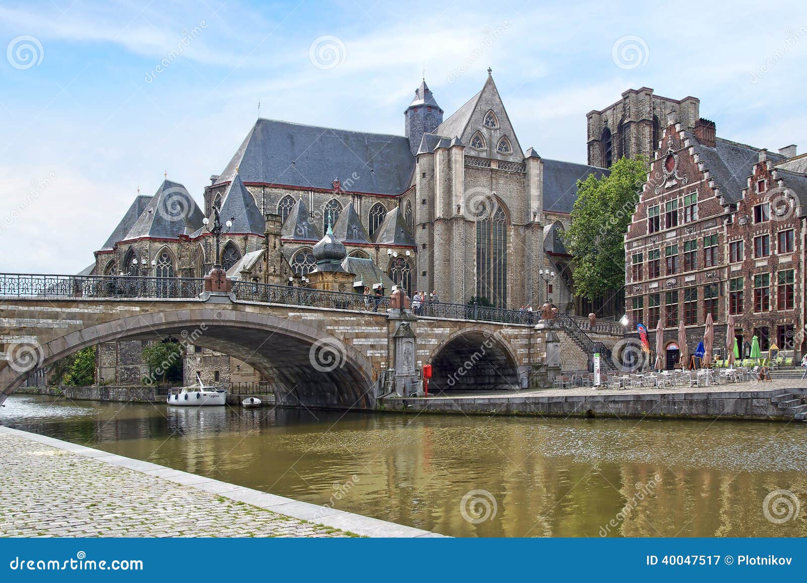 Centre historique de Gand. photographie éditorial. Image du extérieur ...