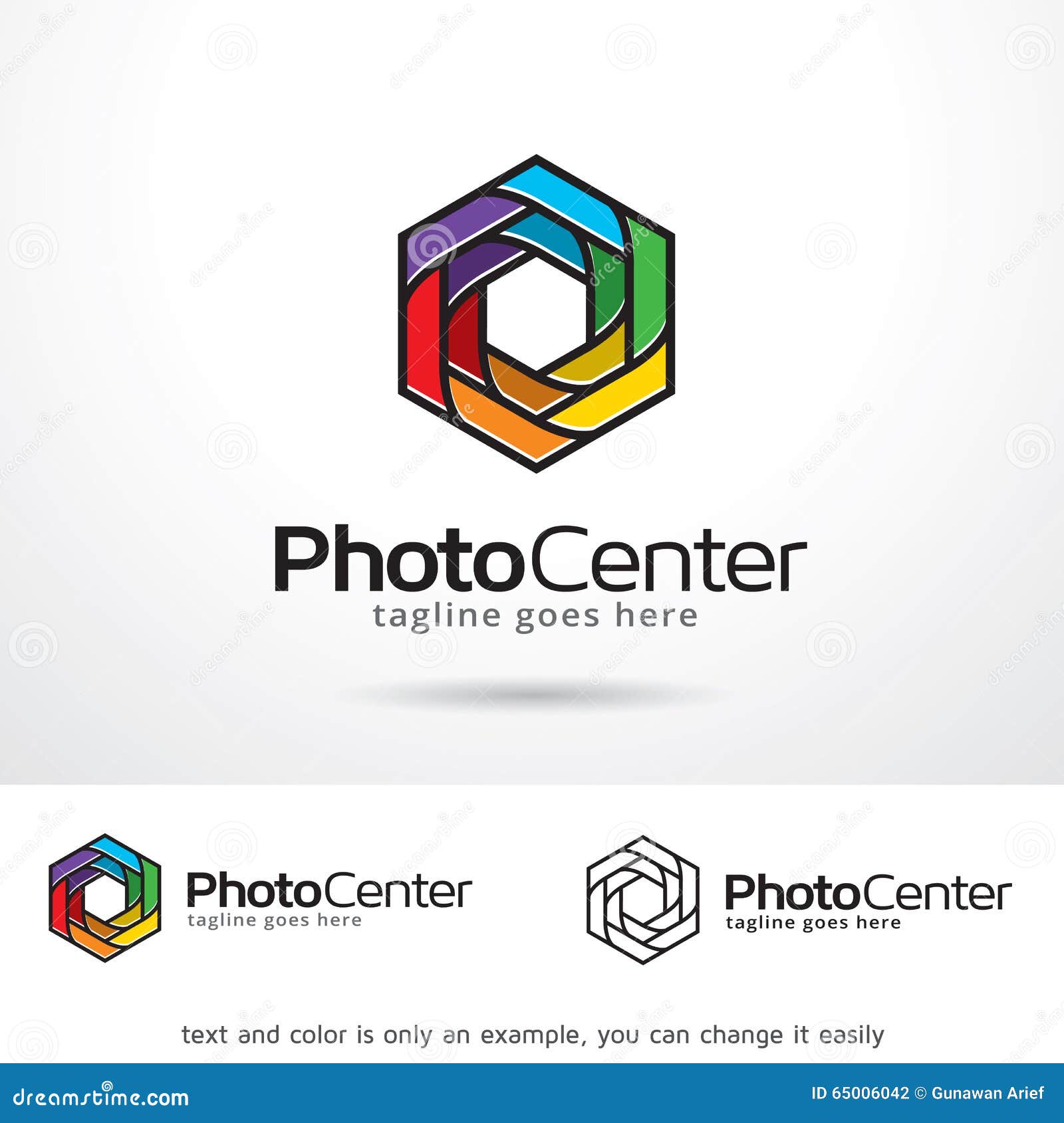 Centre Logo Template Design Vector De Photo Illustration de Vecteur ...