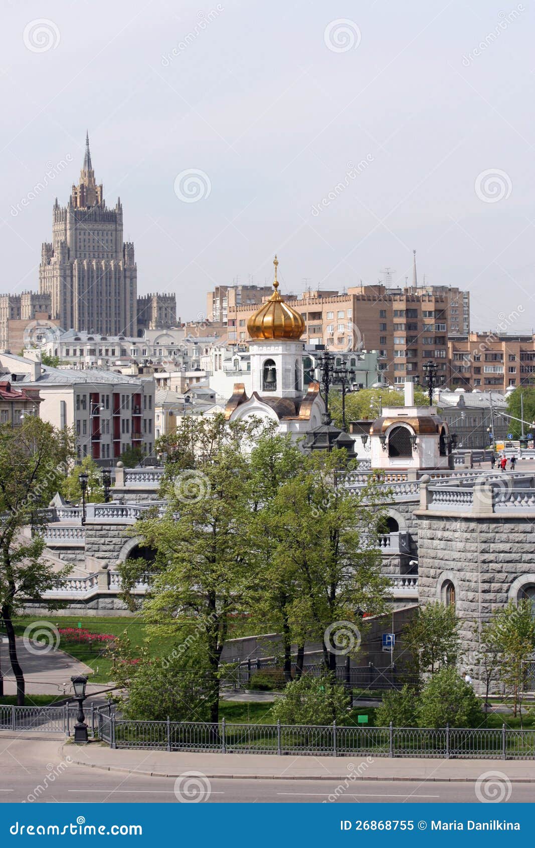 Centre of Moscow - Russia stock image. Image of architecture - 26868755