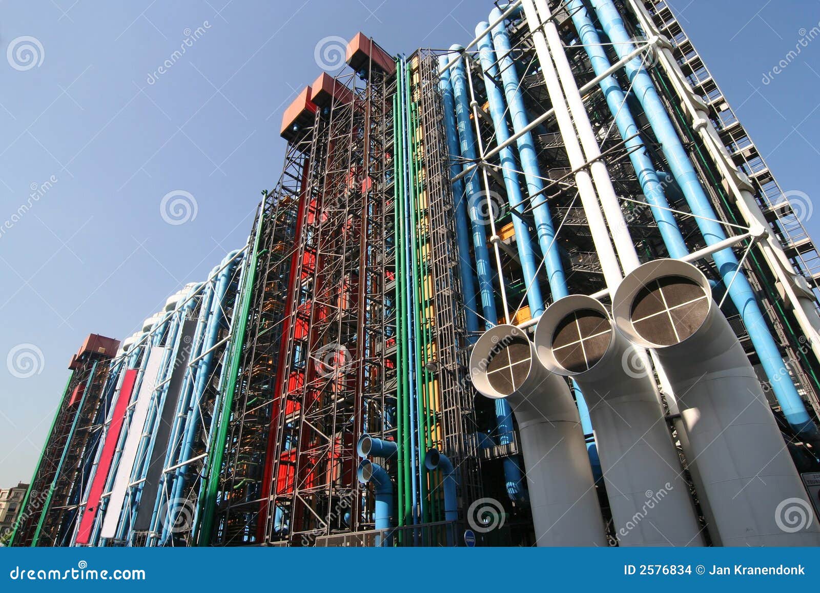 Centre Pompidou editorial stock image. Image of french - 2576834