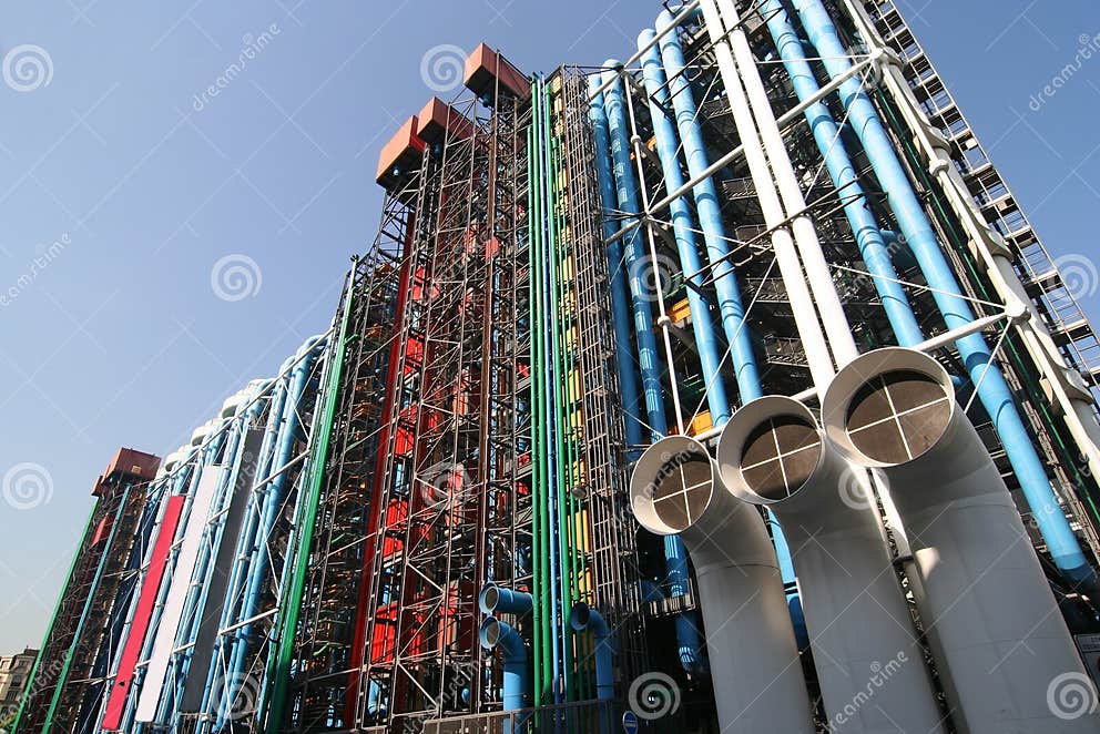 Centre Pompidou editorial stock image. Image of french - 2576834