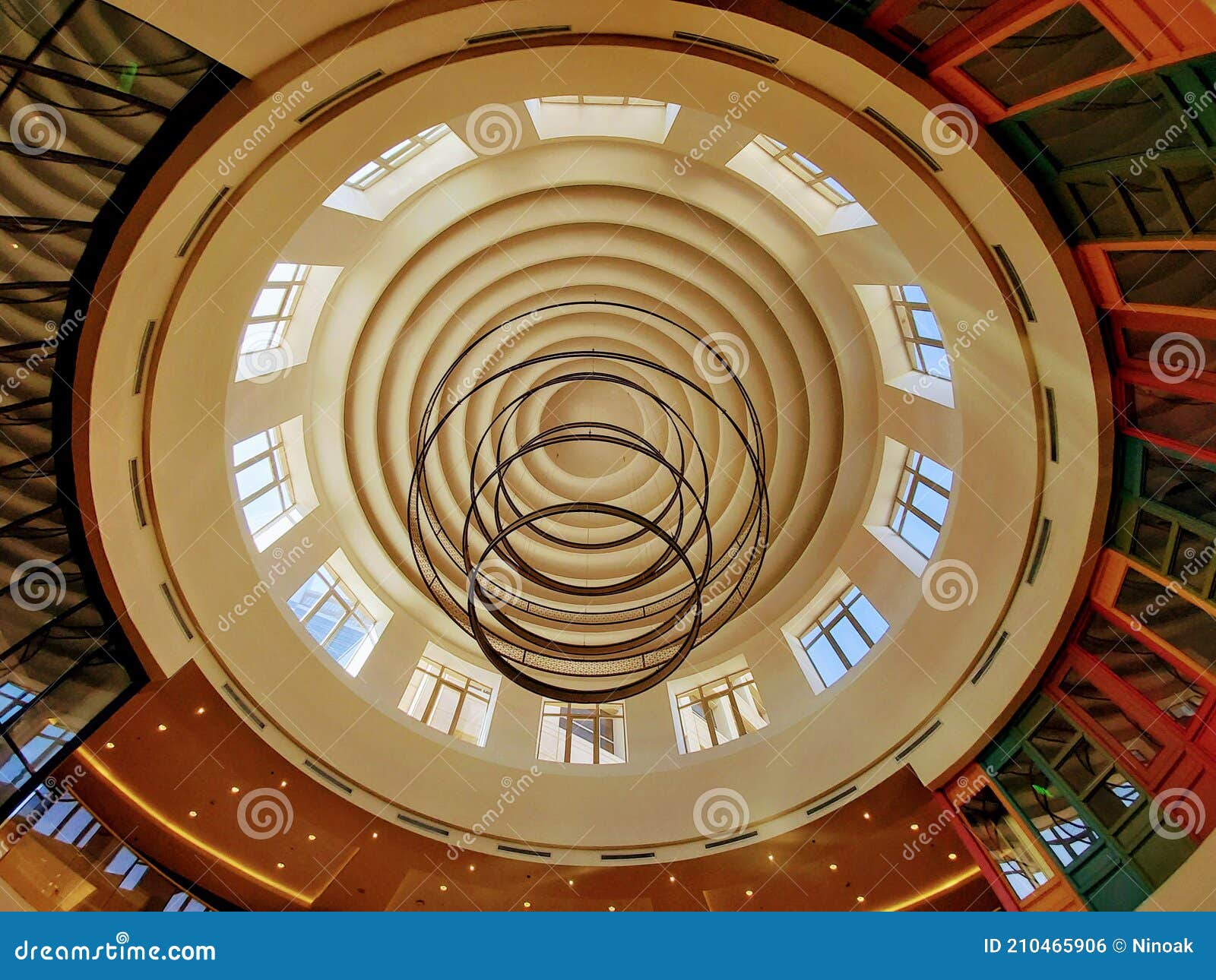 Centria Mall Dome from Inside View in Riyadh Stock Photo - Image of ...