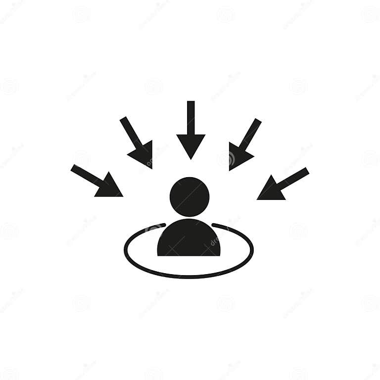 Centric Consumer Icon, Customer Focus Concept, Client First Approach ...