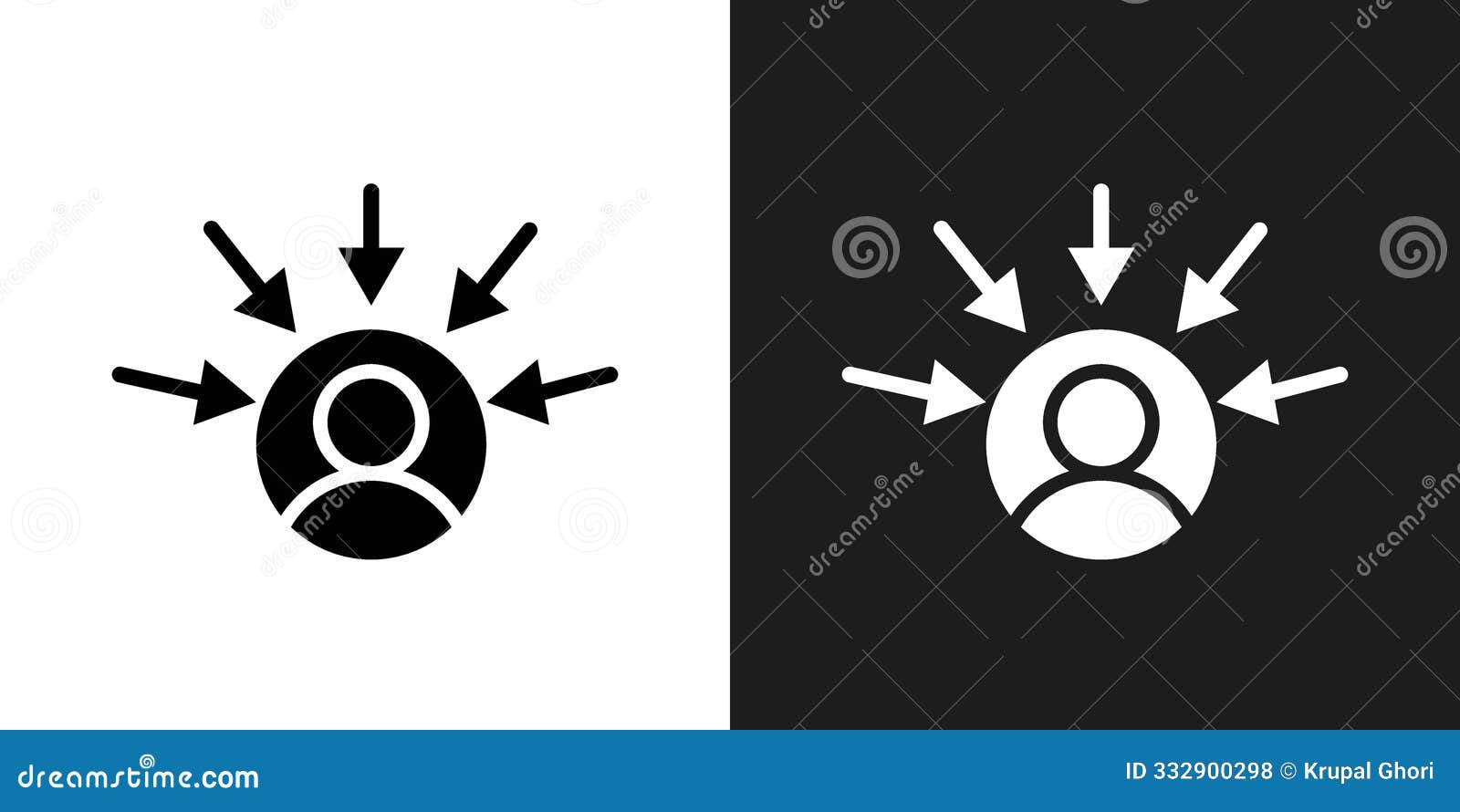 Centric Consumer Icon Set. Client Focus Approach Vector Symbol ...