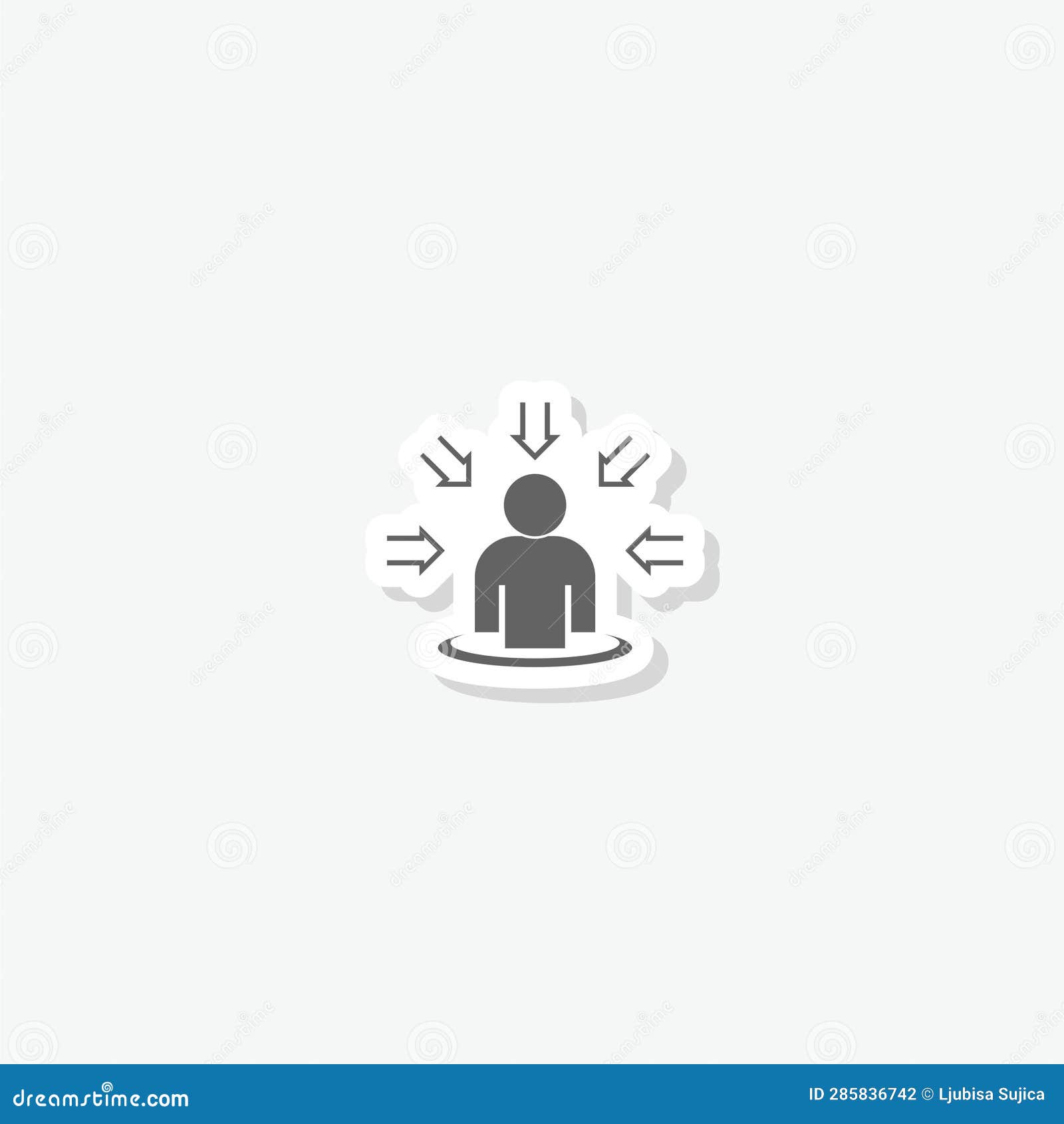 Centric Consumer Icon Set. Client Focus Approach Vector Symbol ...