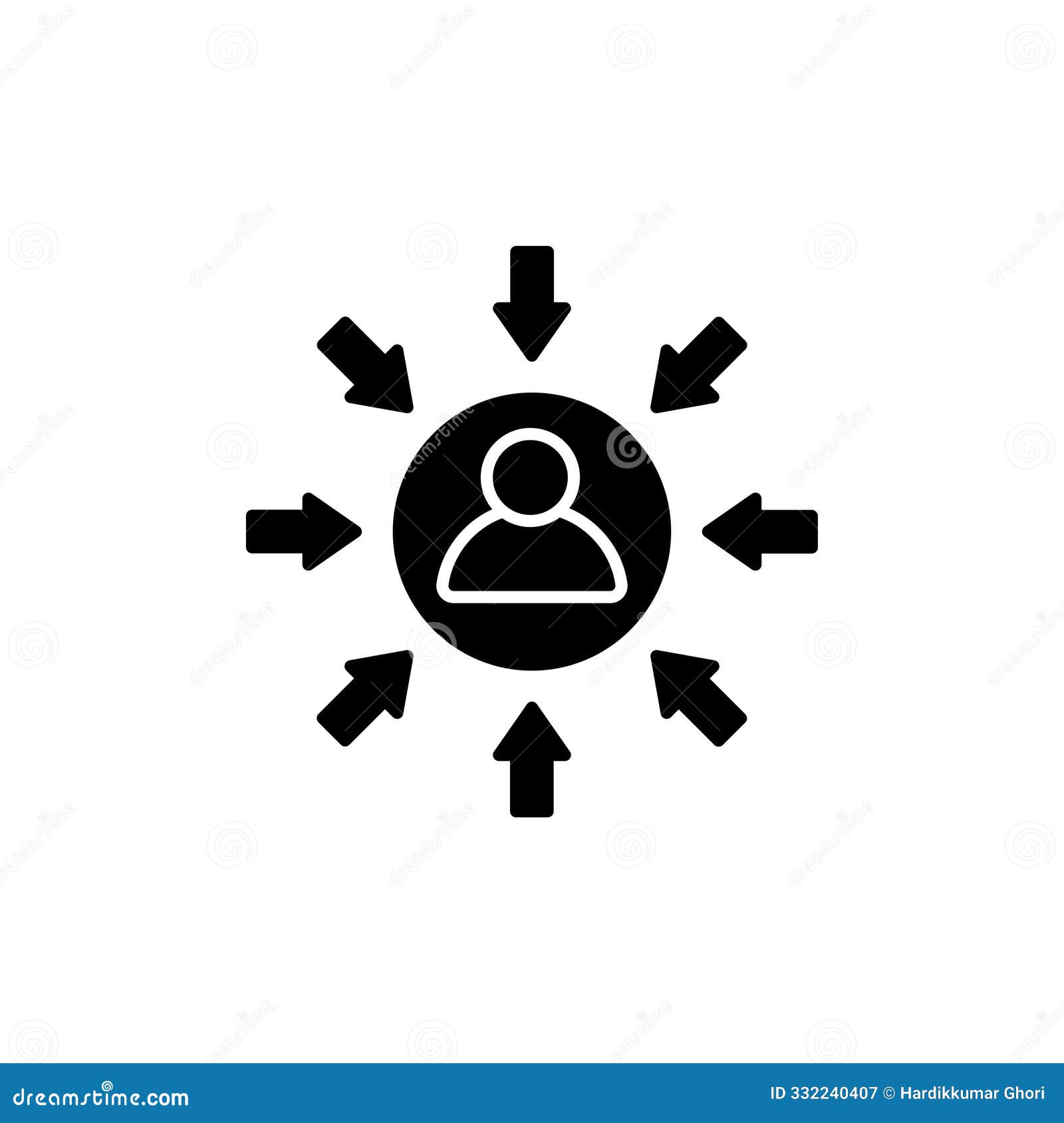 Centric Consumer Icon Set. Client Focus Approach Vector Symbol ...