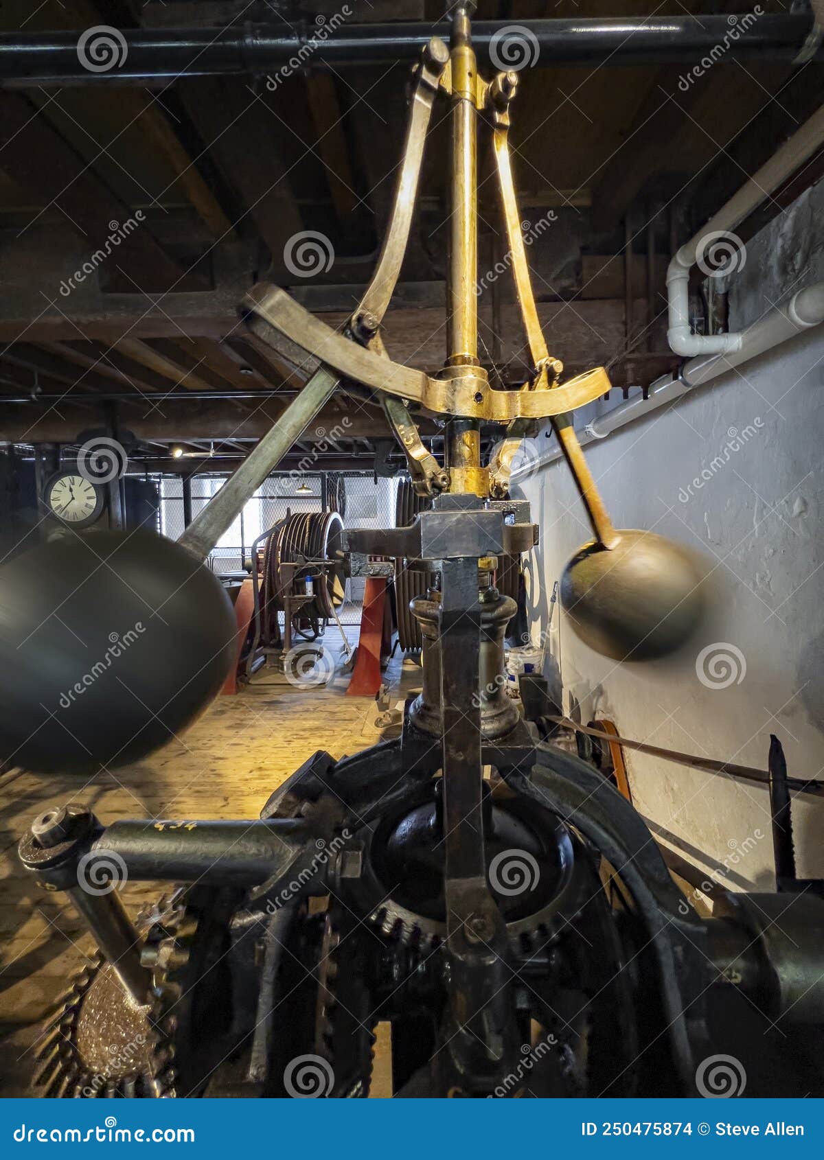 Centrifugal Governor on a Steam Engine Stock Photo - Image of ...