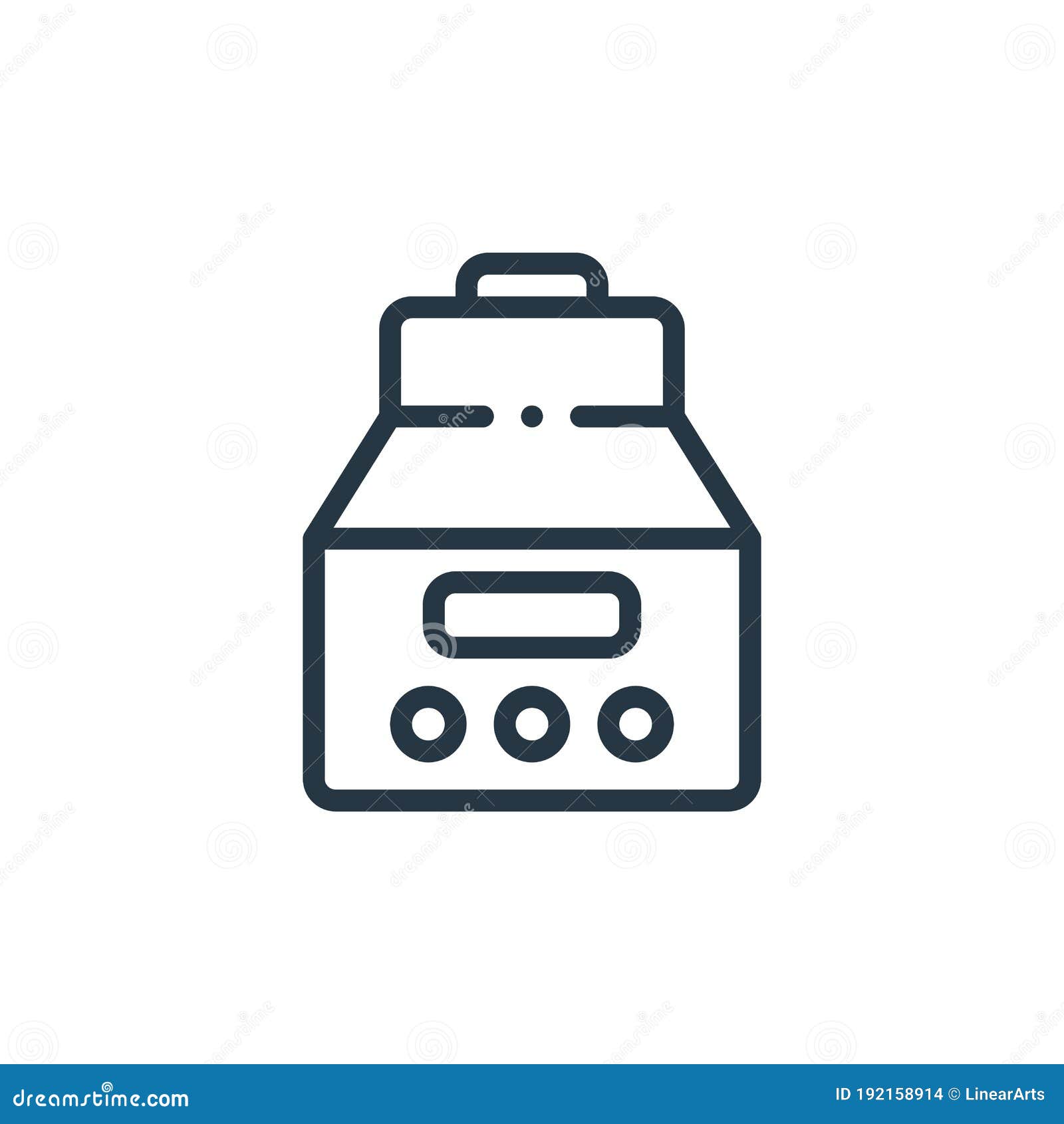 Centrifuge Icon Vector from Laboratory Concept. Thin Line Illustration ...