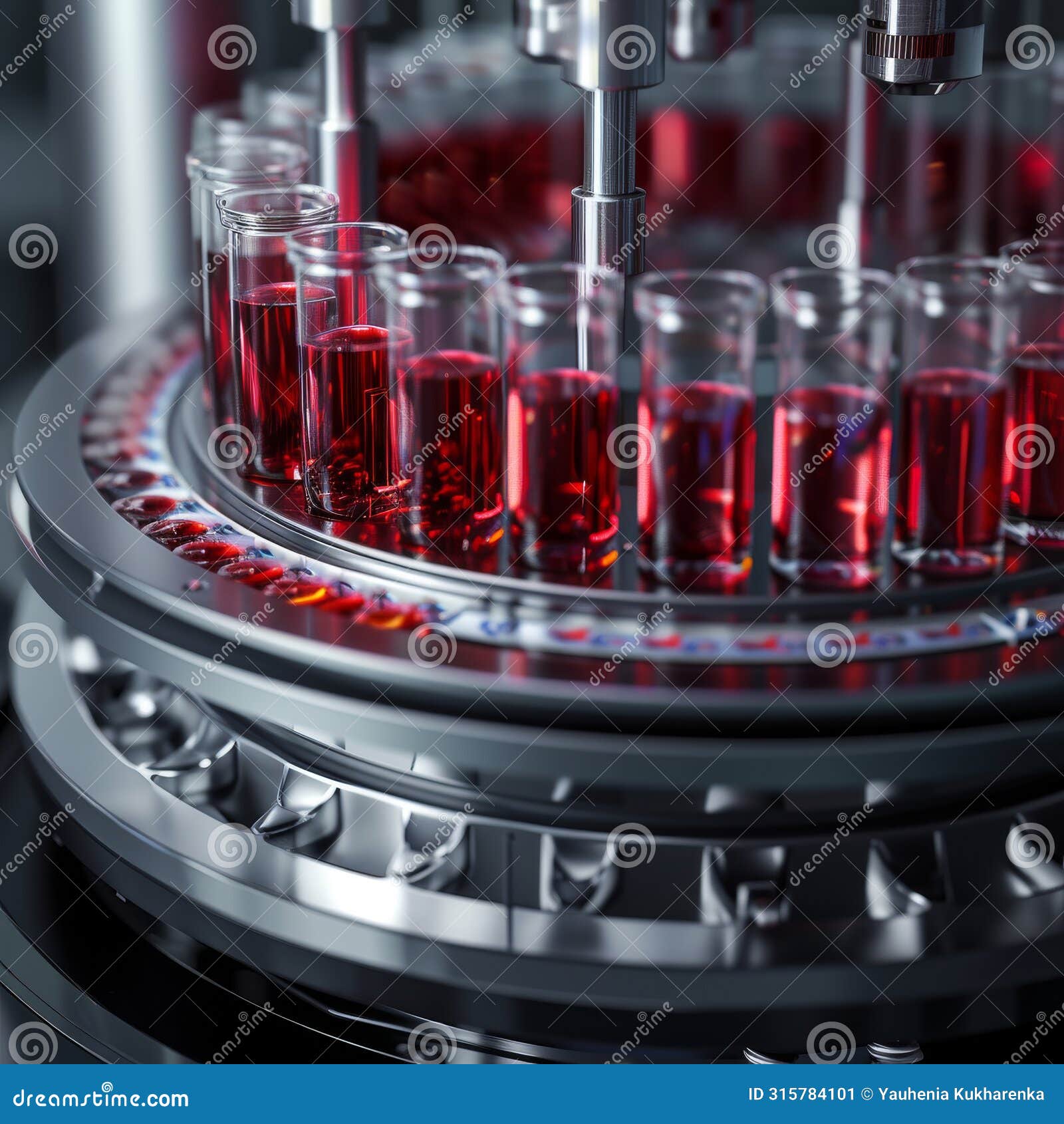 Blood Separation Process stock illustration. Illustration of science ...