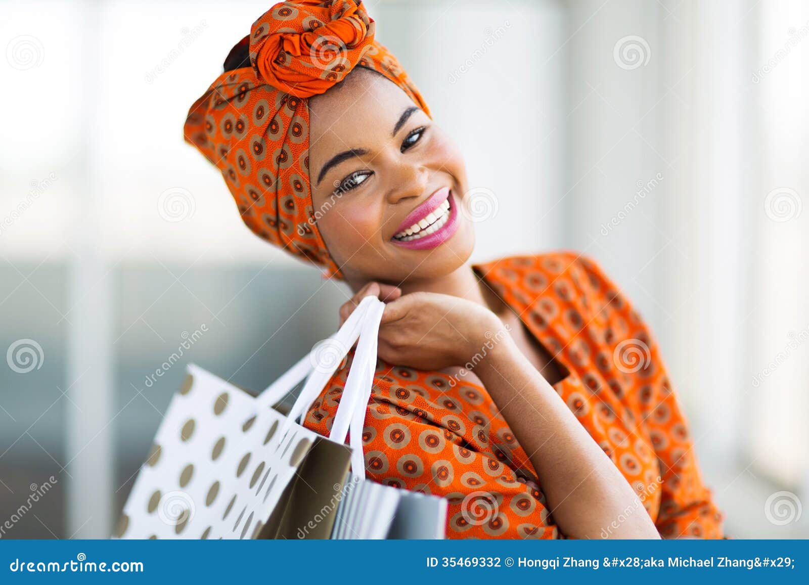 Centro Commerciale Africano Del Cliente Fotografia Stock - Immagine di ...