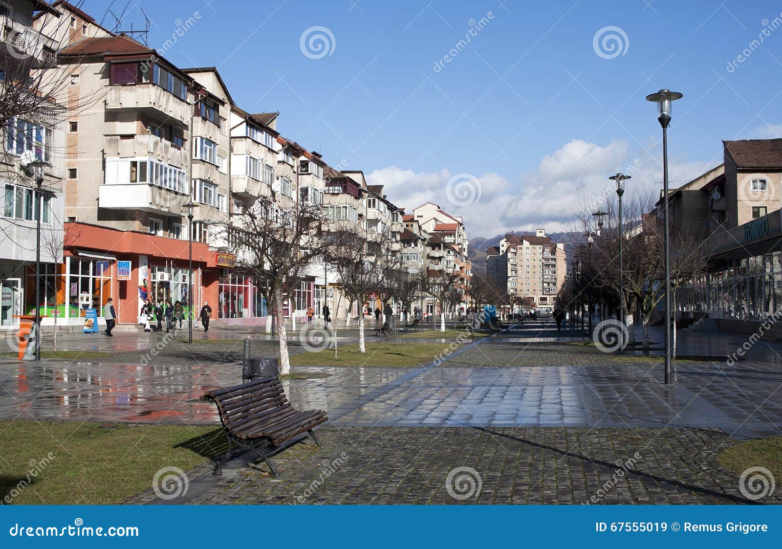 Centro Da Cidade De Petrosani Imagem de Stock Editorial - Imagem de ...