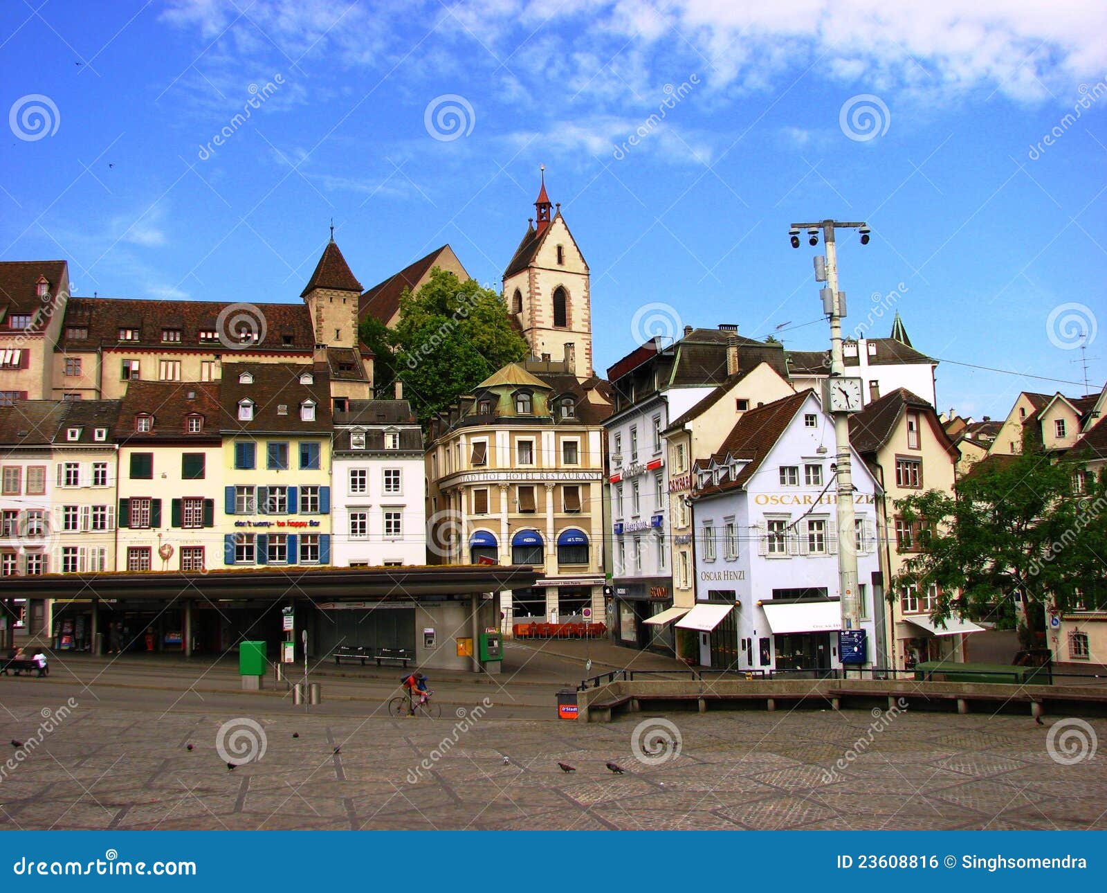Centro De Ciudad, Basilea, Suiza Foto editorial - Imagen de extranjero ...