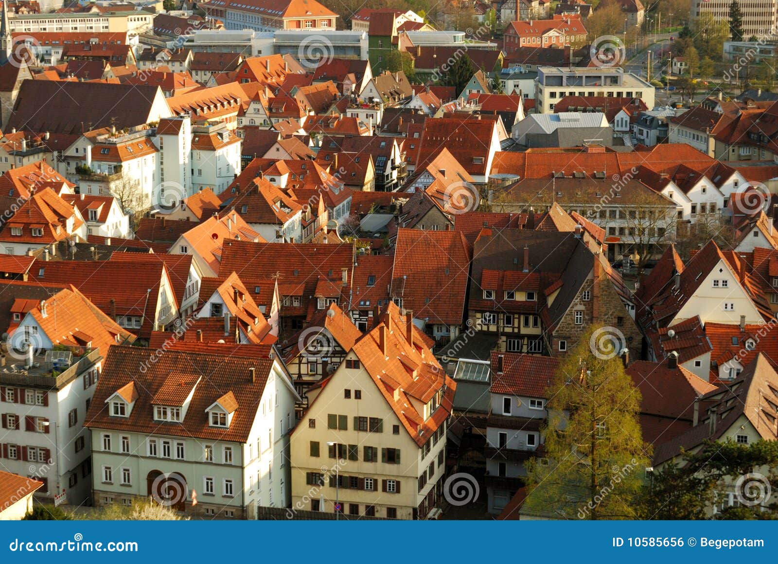 Centro De Ciudad De Stuttgart-Esslingen Foto de archivo - Imagen de ...
