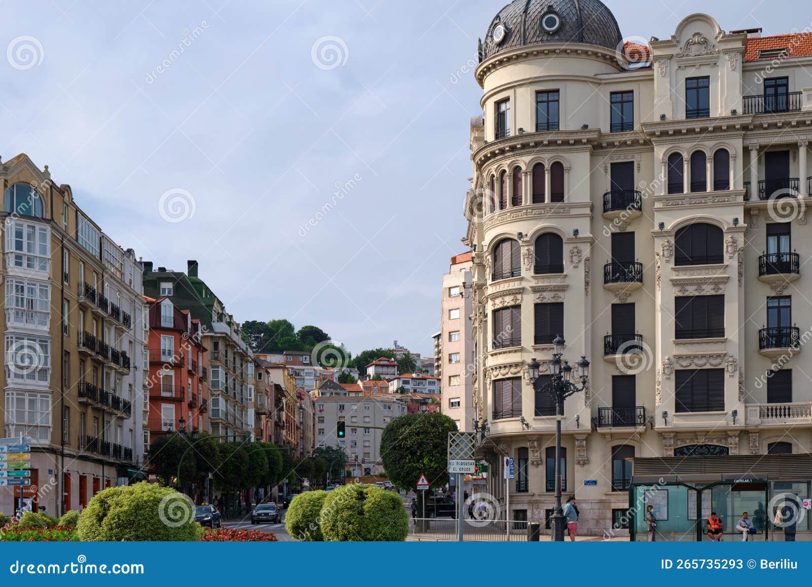 Centro de santander foto de archivo editorial. Imagen de cristo - 265735293