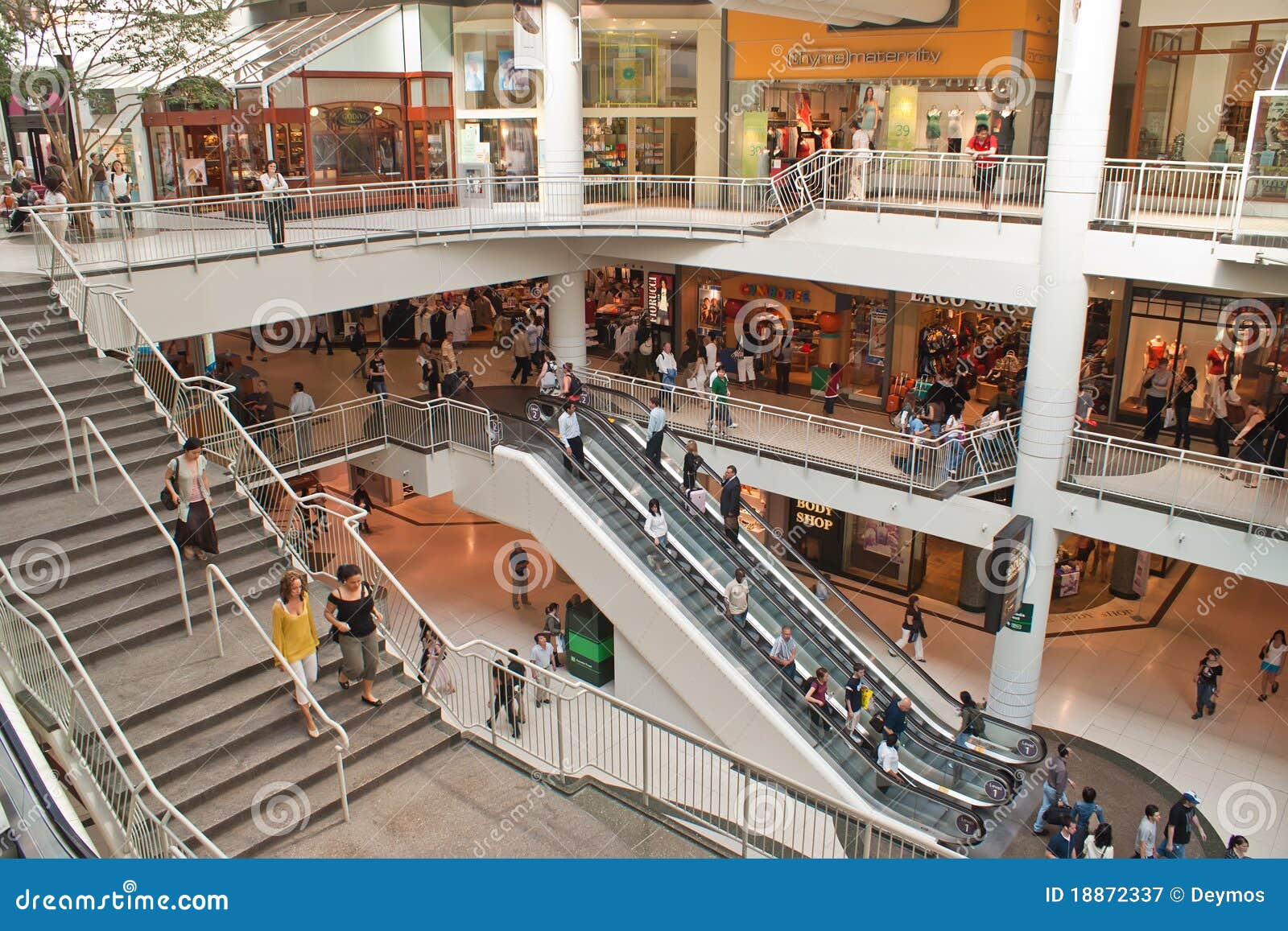 Centro de Toronto Eaton fotografia editorial. Imagem de interior - 18872337