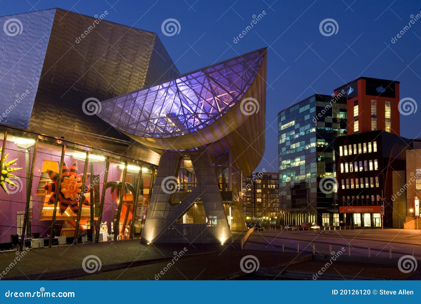 Centro Di Lowery - Manchester - Inghilterra Immagine Editoriale ...