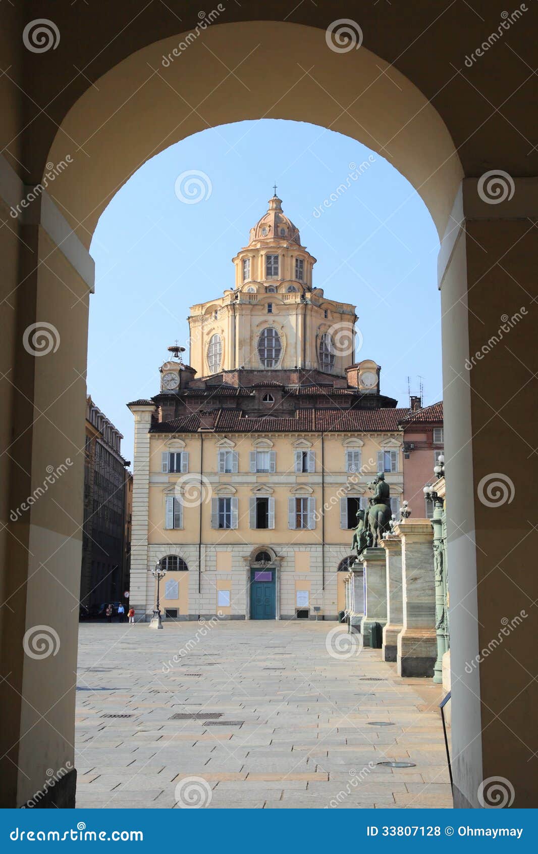 Centro storico di Torino fotografia stock. Immagine di cattedrale ...