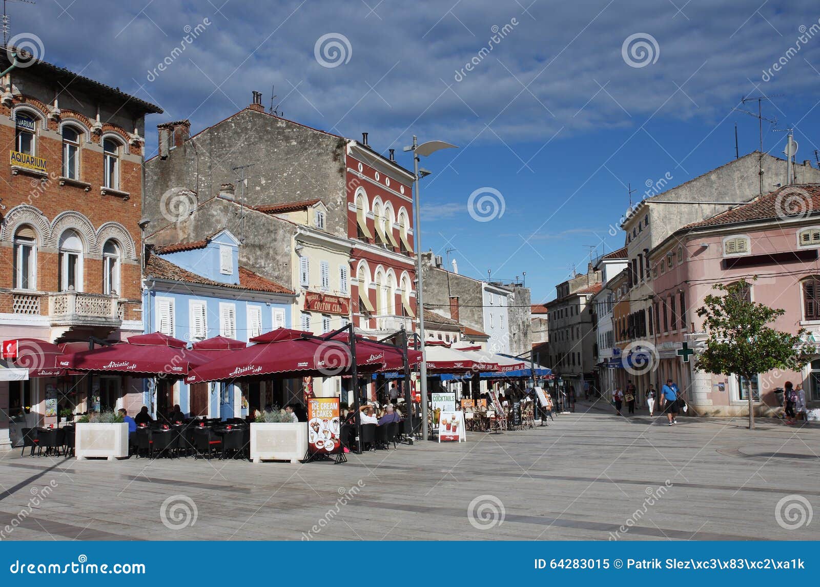 Centro Turistico Della Città Porec in Croazia Immagine Editoriale ...
